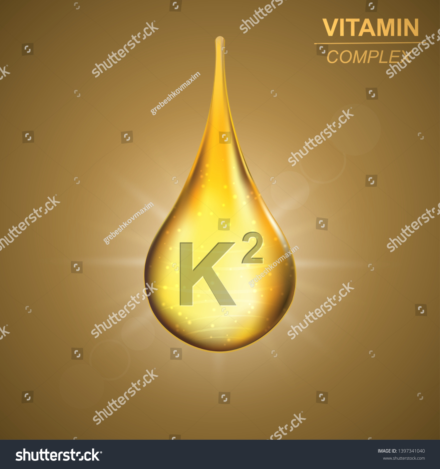 Vitamin K2 Gold Shining Drop Icon Stock Vector (Royalty Free ... Vitamin K2 Gold Shining Drop Icon Stock Vector (Royalty Free ...