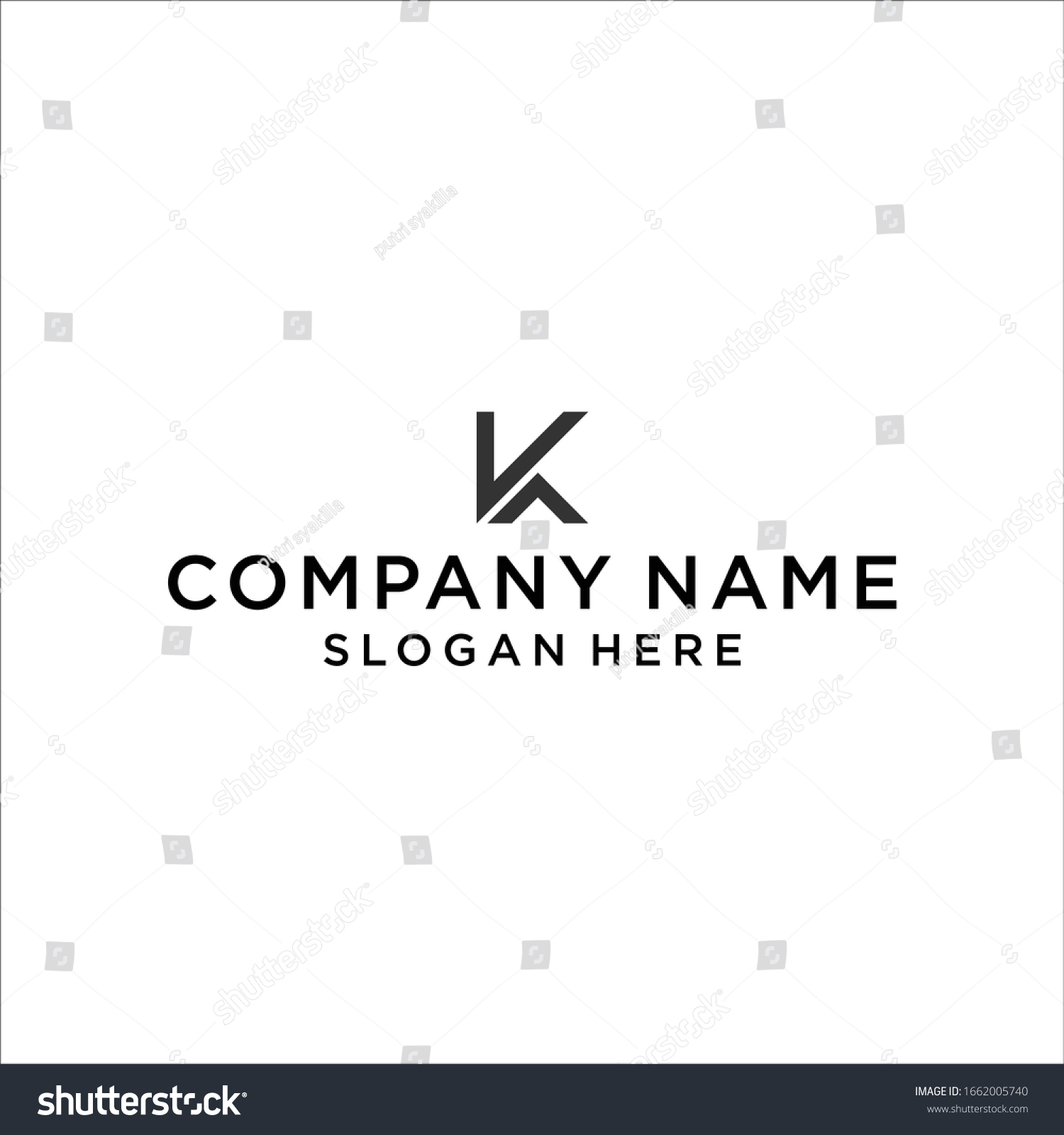 Vk Logo Icon Design Vector Stock Vector (Royalty Free) 1662005740 ...