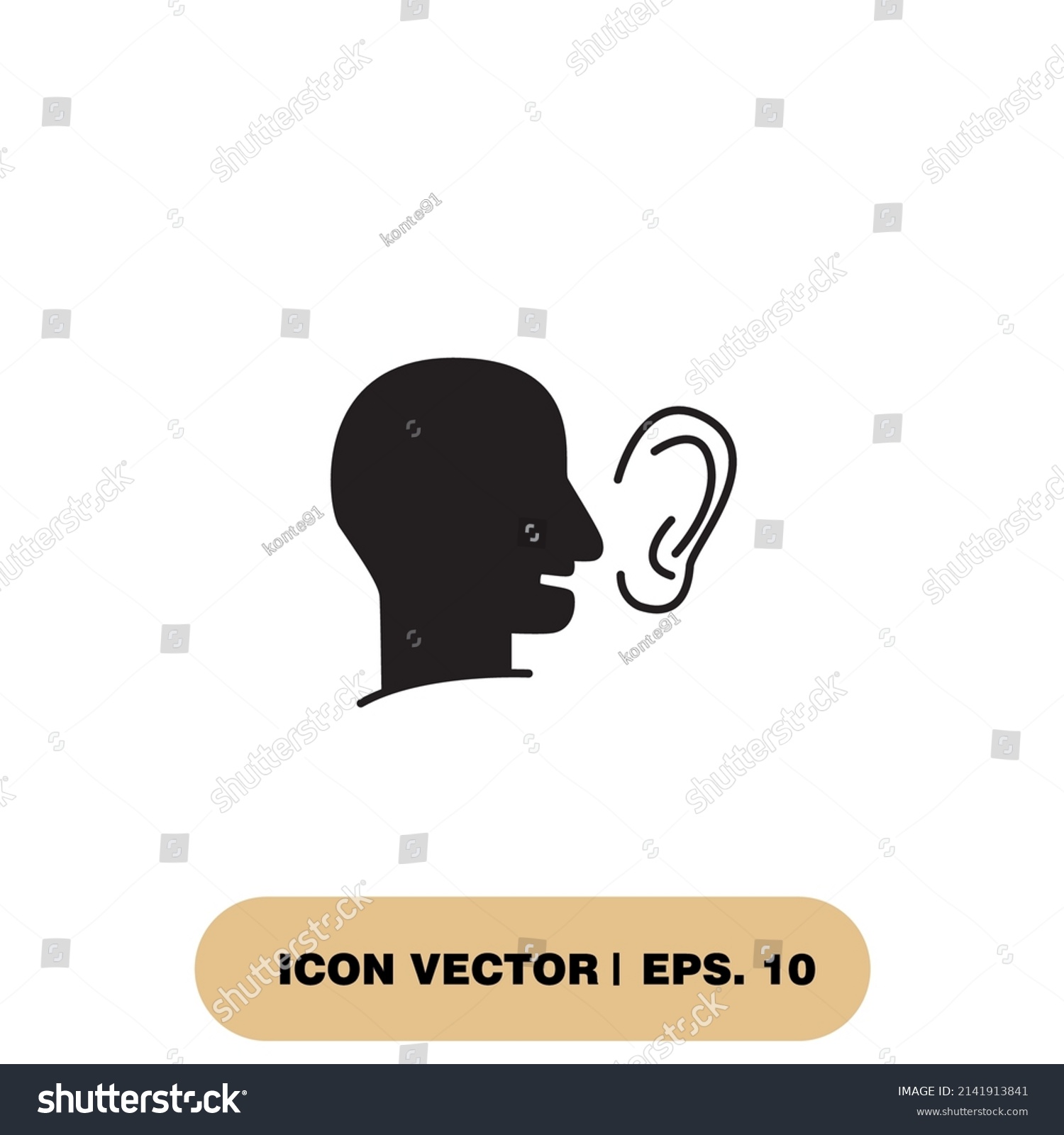 Símbolo de iconos de voz elementos: vector de stock (libre de regalías ...
