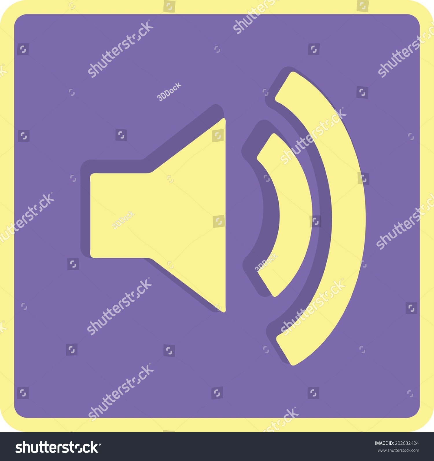 Volume Icon Vector Illustration Flat Design Stock Vector (Royalty Free ...