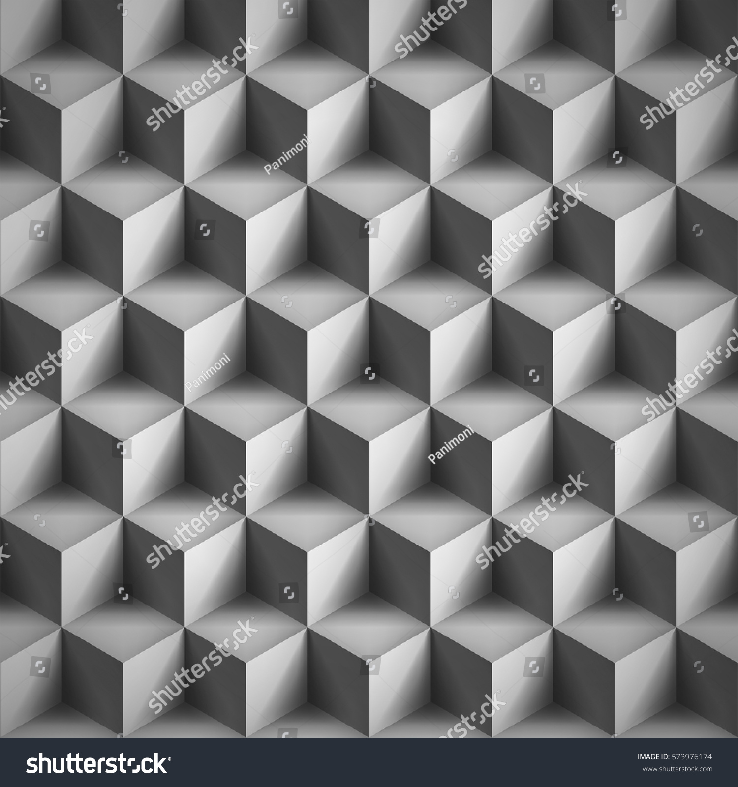 Volume Realistic Texture Cubes Gray 3d Stock Vector 573976174 ...