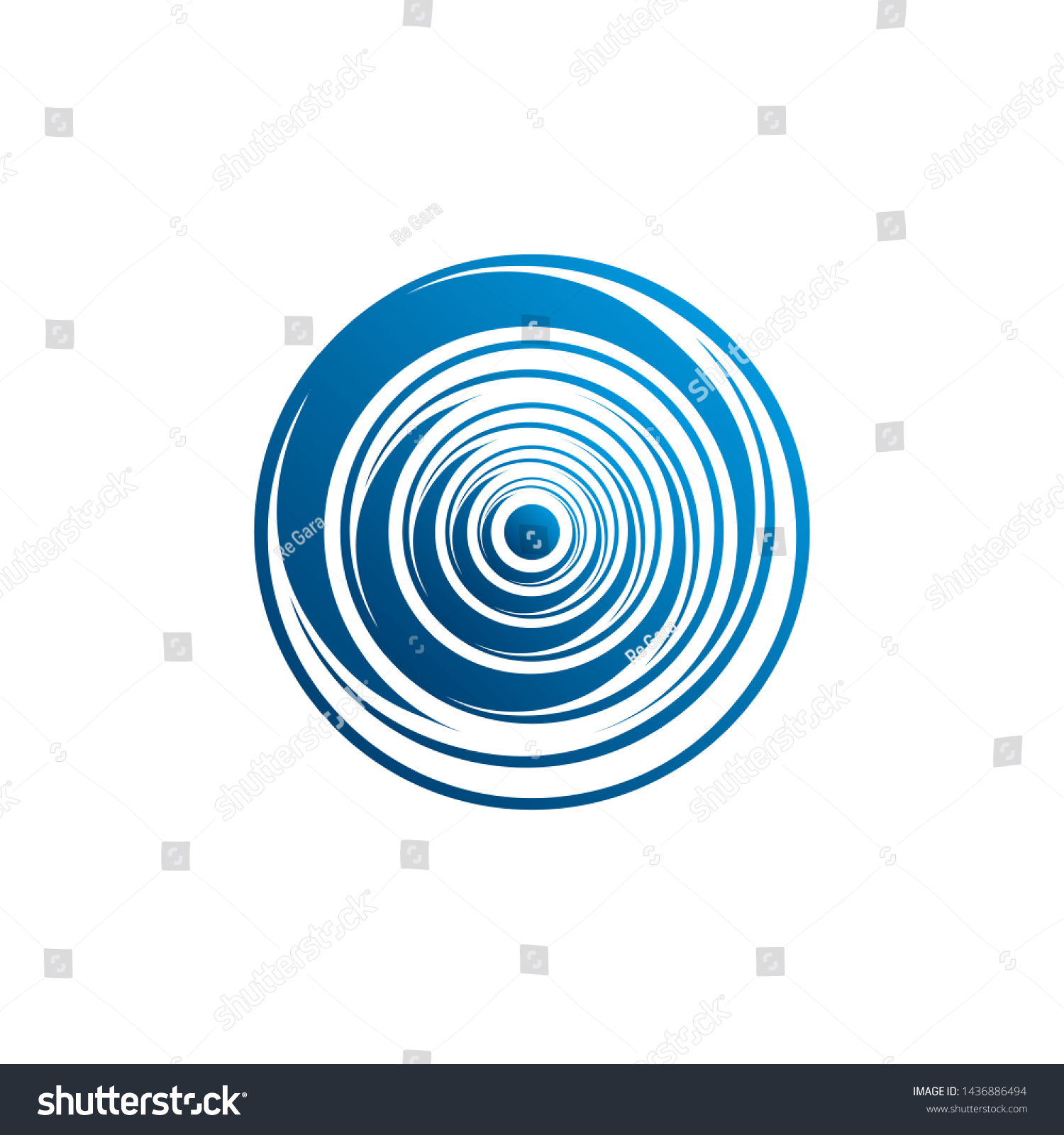 Vortex Icon Symbol Vector Illustration Stock Vector (Royalty Free ...