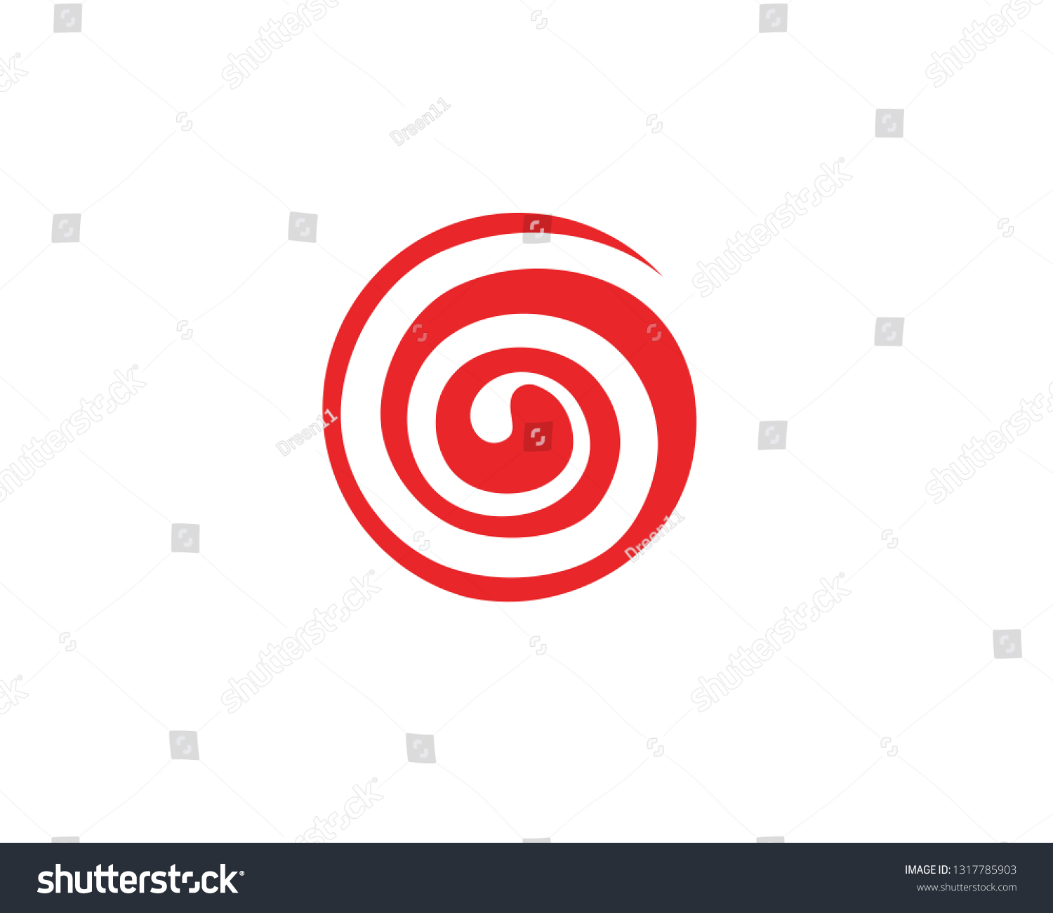 Vortex Symbol Logo Vector Stock Vector (Royalty Free) 1317785903 ...