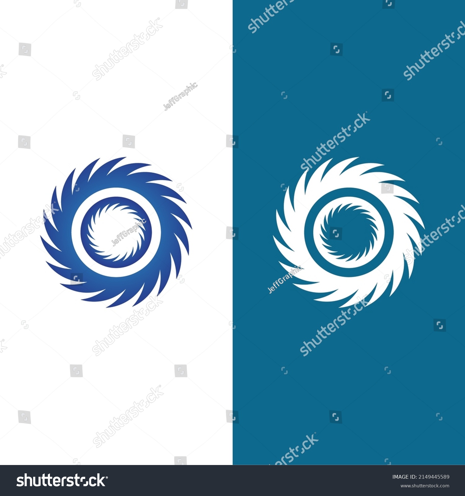 Vortex Vector Illustration Icon Logo Template Stock Vector (Royalty ...