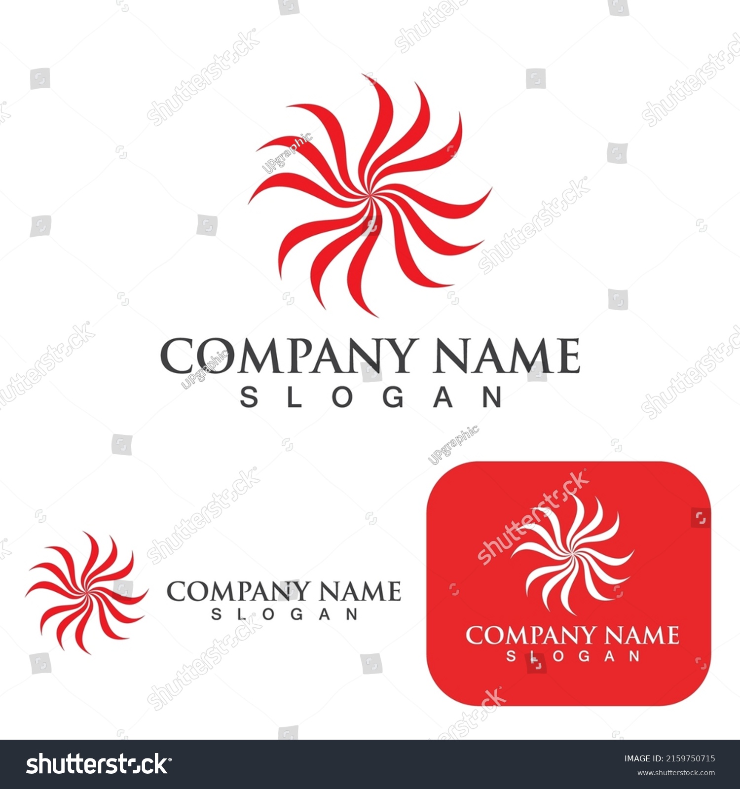 Vortex Vector Illustration Icon Logo Template Stock Vector (Royalty ...