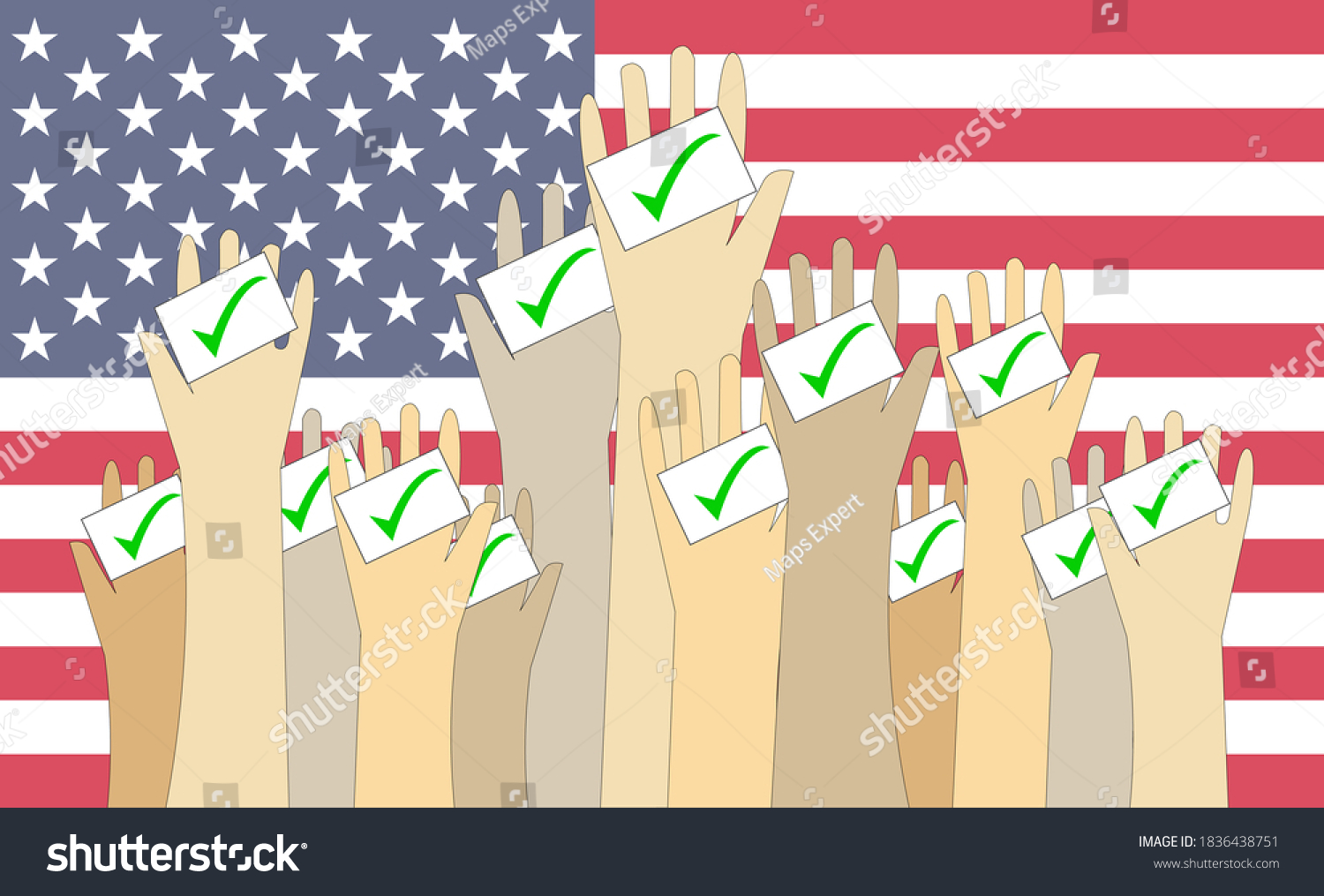 Voting Diversity Concepts Vector Illustration Stock Vector (Royalty ...