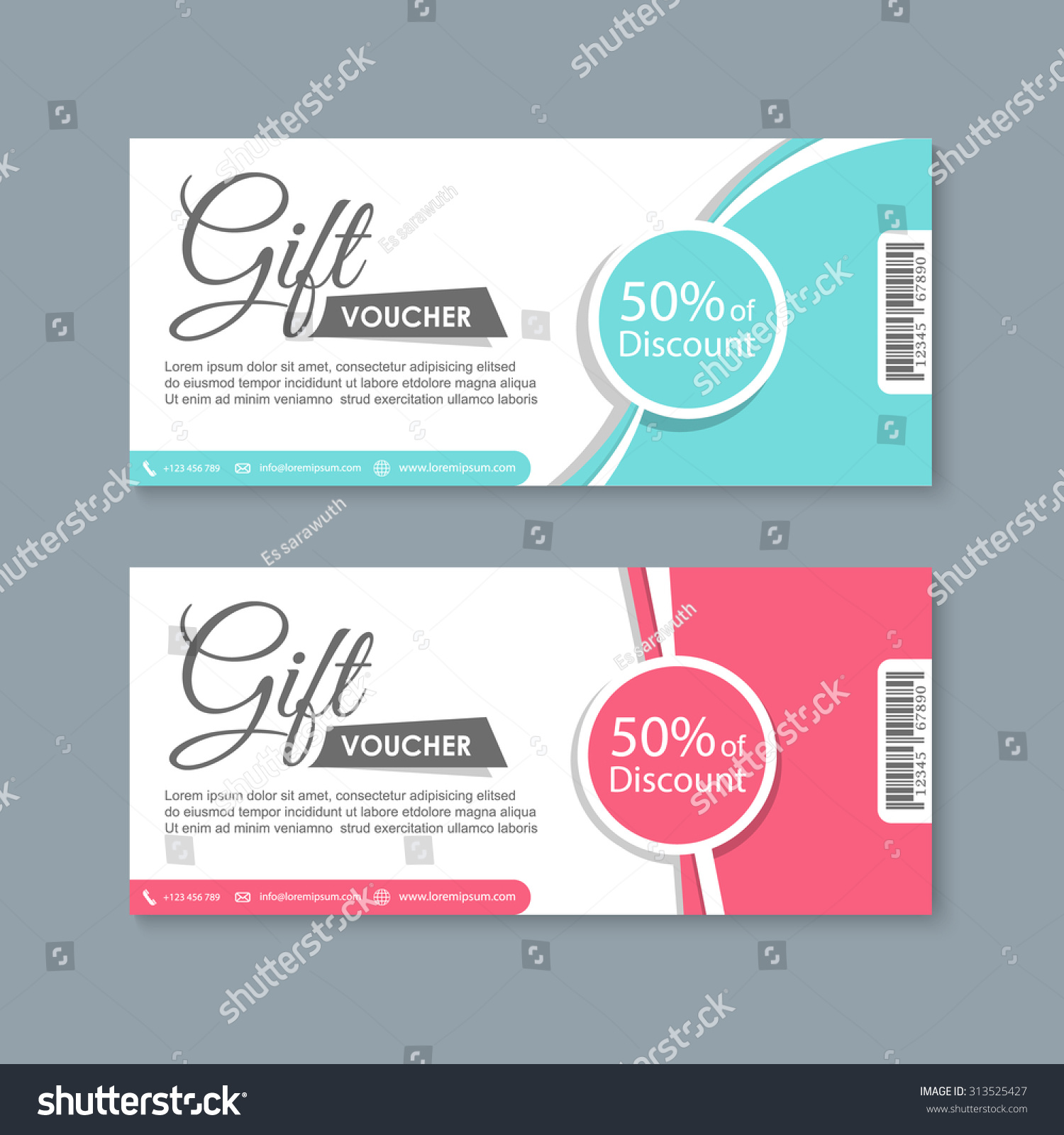 Voucher, Vale-presente, modelo de cupom, vetor: vetor stock (livre de ...