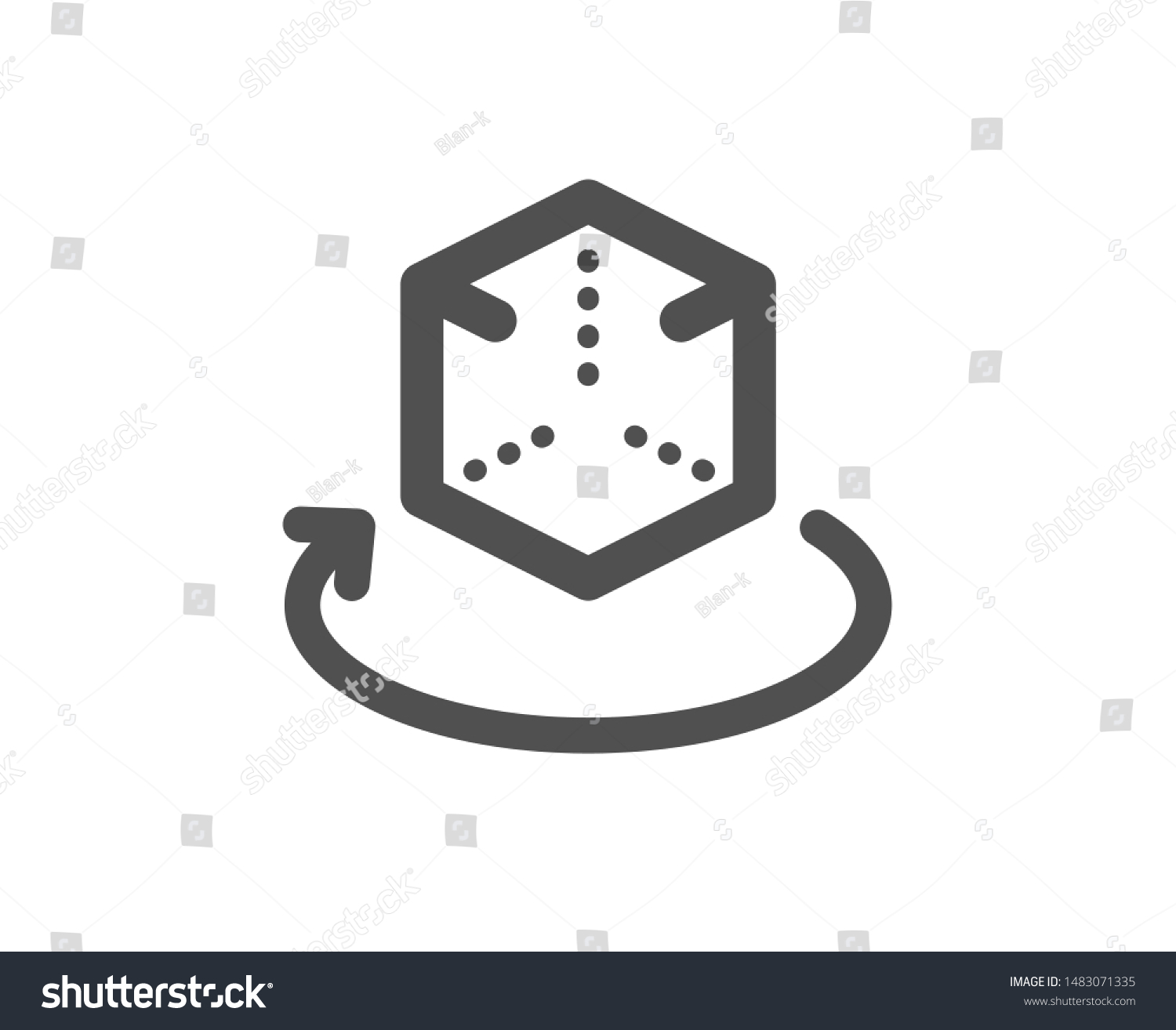 Vr Simulation Sign Augmented Reality Icon Stock Vector (Royalty Free ...