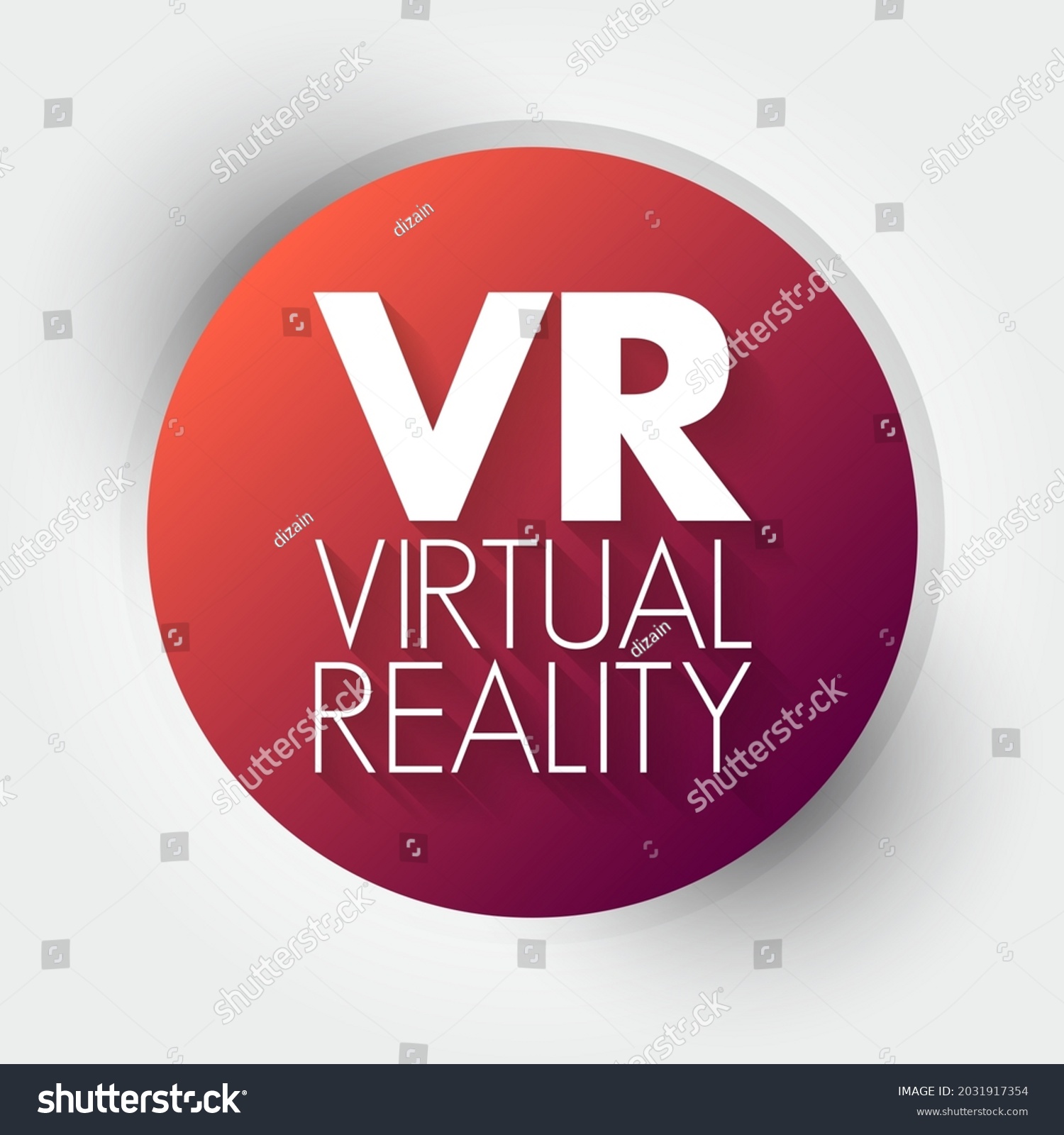 Vr Virtual Reality Computergenerated Environment Scenes Stock Vector ...