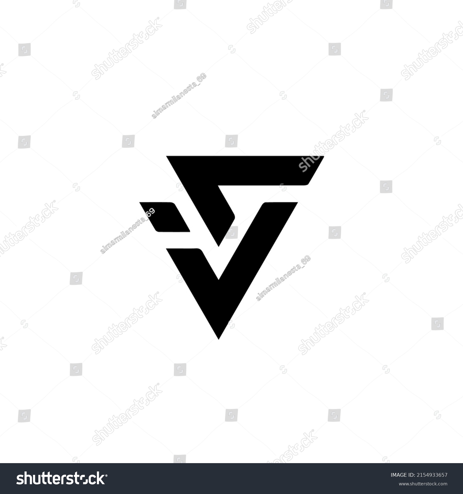 Vs Letter Logo Vector Illustration Stock Vector (Royalty Free ...