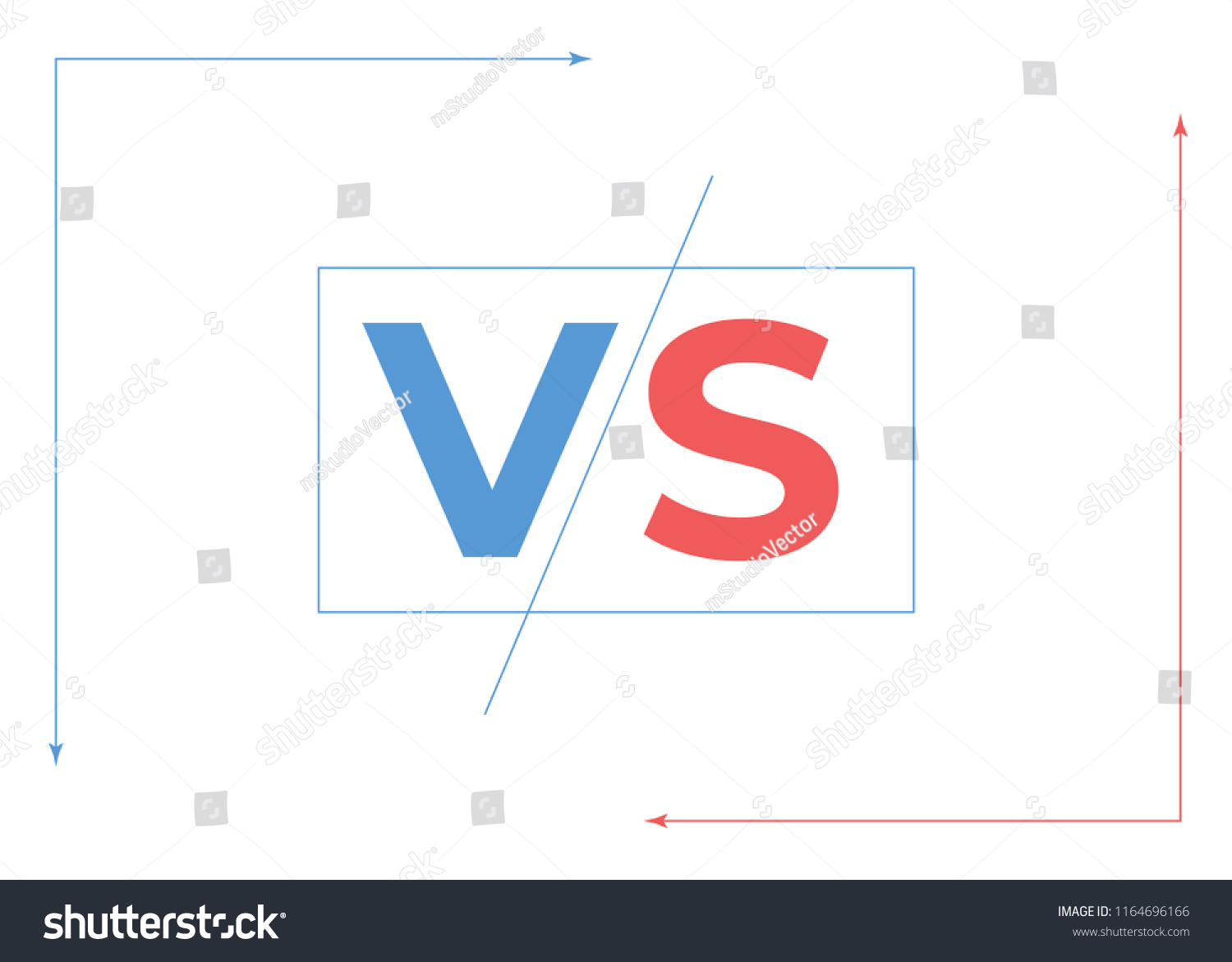 Vs Logo Vector Vs Battle Letters: vector de stock (libre de regalías ...
