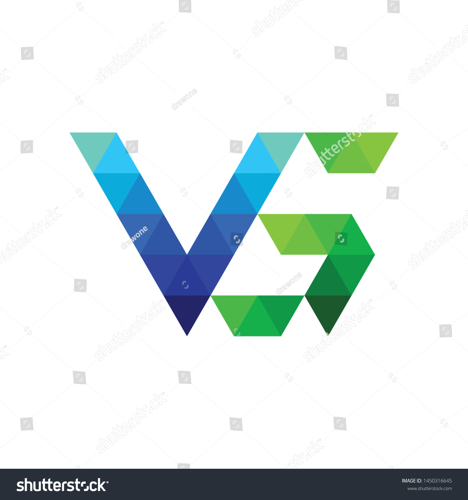 Vs Logo Vs Iconic Font Logo Stock Vector (Royalty Free) 1450316645 ...