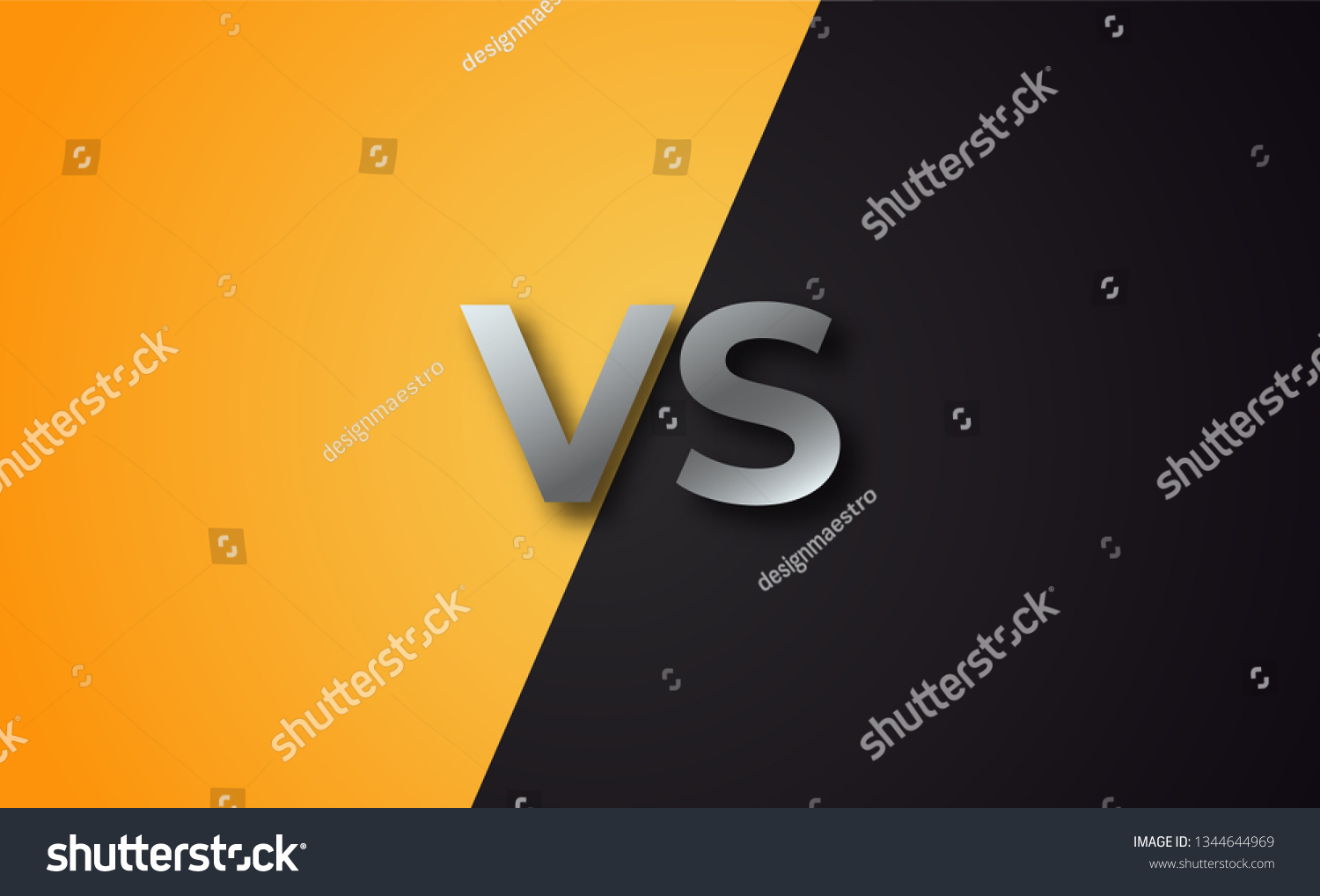 Vs Versus Background Fight Competition Vector Stock Vector (Royalty ...