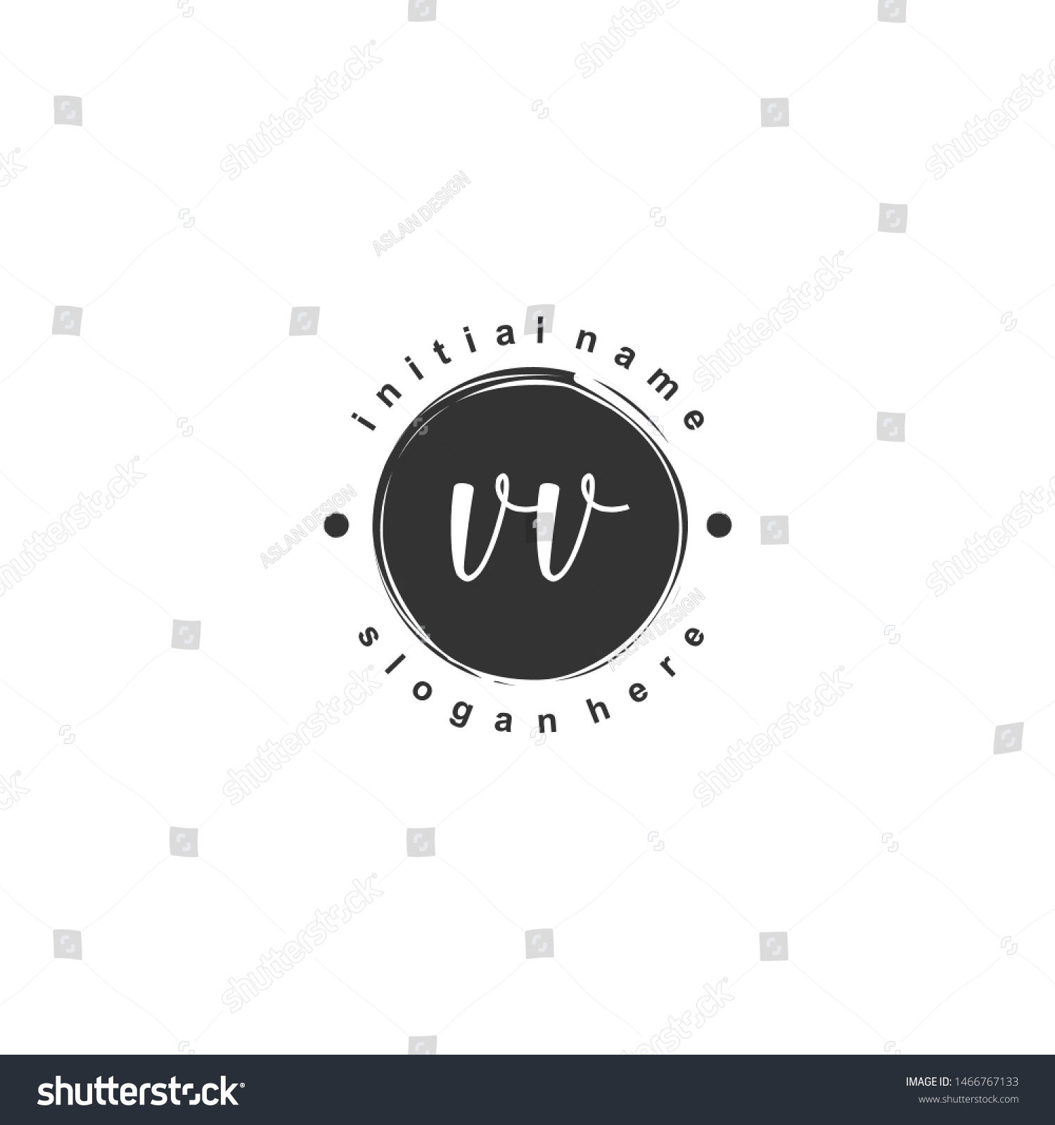 Vv Initial Beauty Monogram Logo Vector Stock Vector (Royalty Free ...