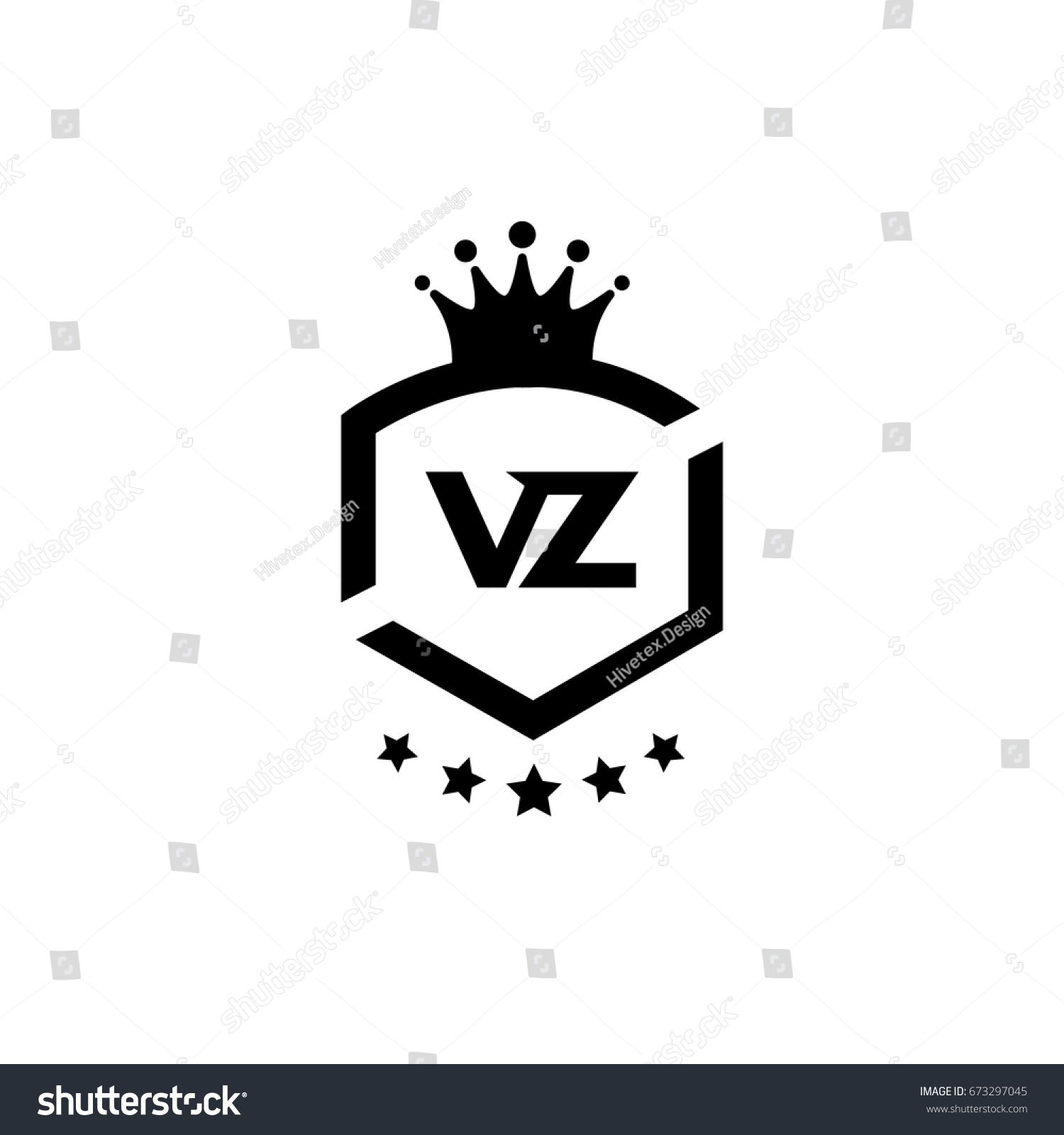 Vz Logo Stock Vector (Royalty Free) 673297045 | Shutterstock
