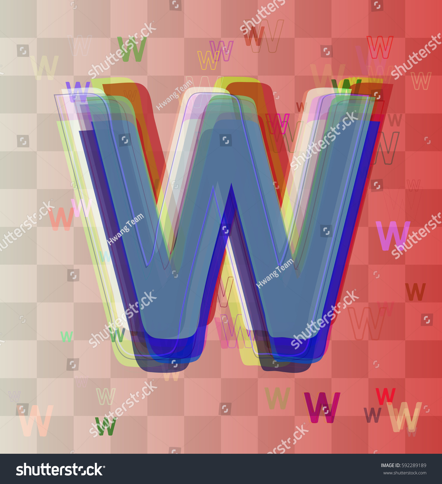 W Alphabet Art Vector Stock Vector (Royalty Free) 592289189 | Shutterstock
