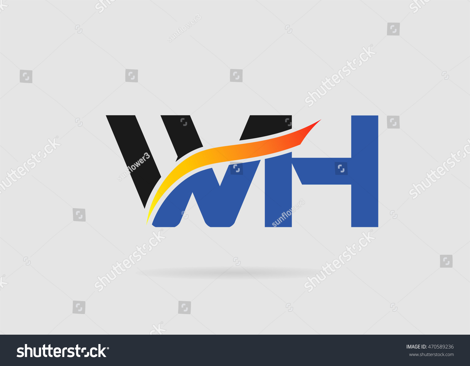 W H Logo Vector Stock Vector (Royalty Free) 470589236 | Shutterstock