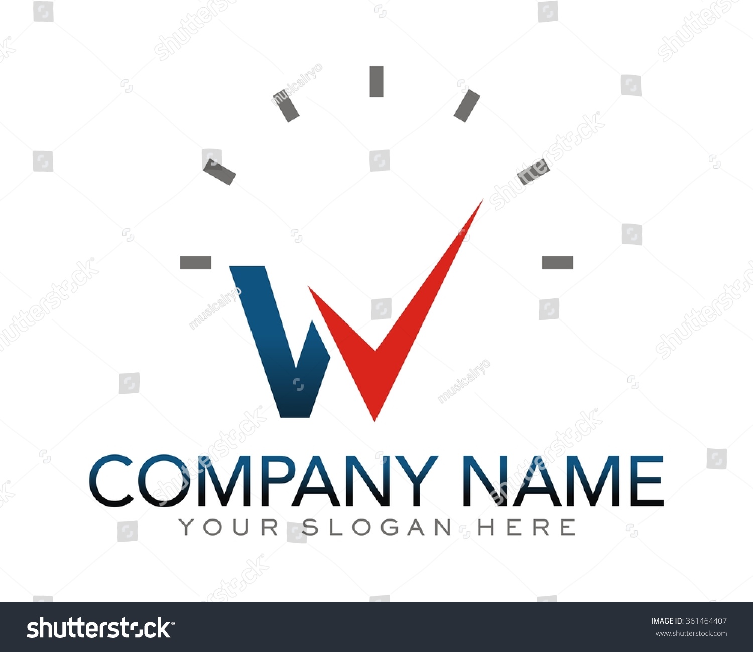 W Check Mark Logo Icon Vector 스톡 벡터(로열티 프리) 361464407 | Shutterstock