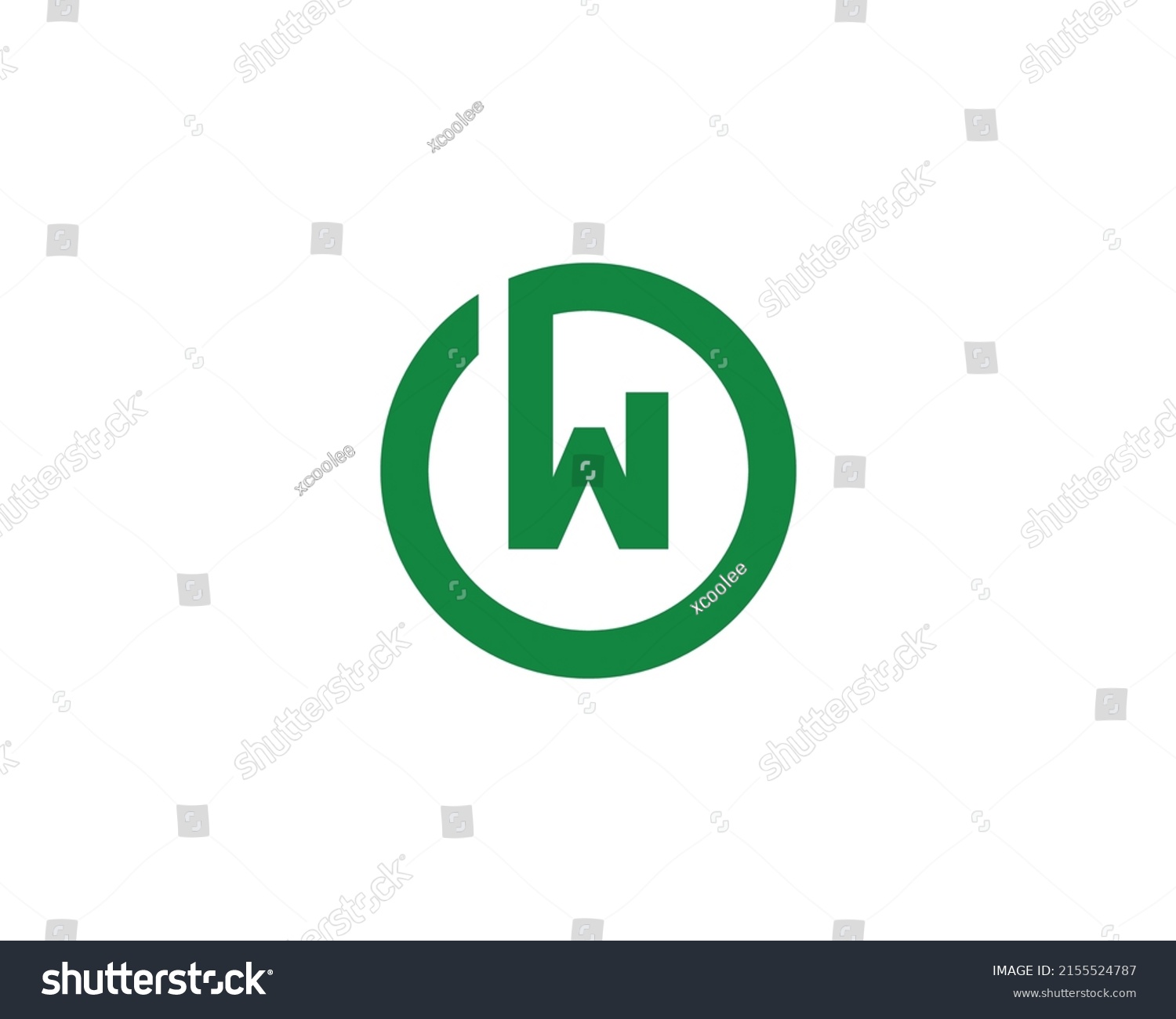 W Ow Wo Logo Design Vector Stock Vector (Royalty Free) 2155524787 ...