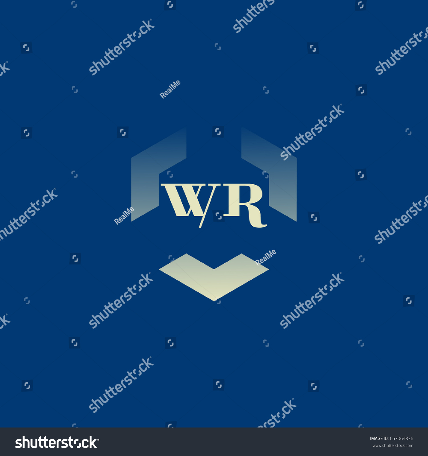 W R Logo Stock Vector (Royalty Free) 667064836 | Shutterstock