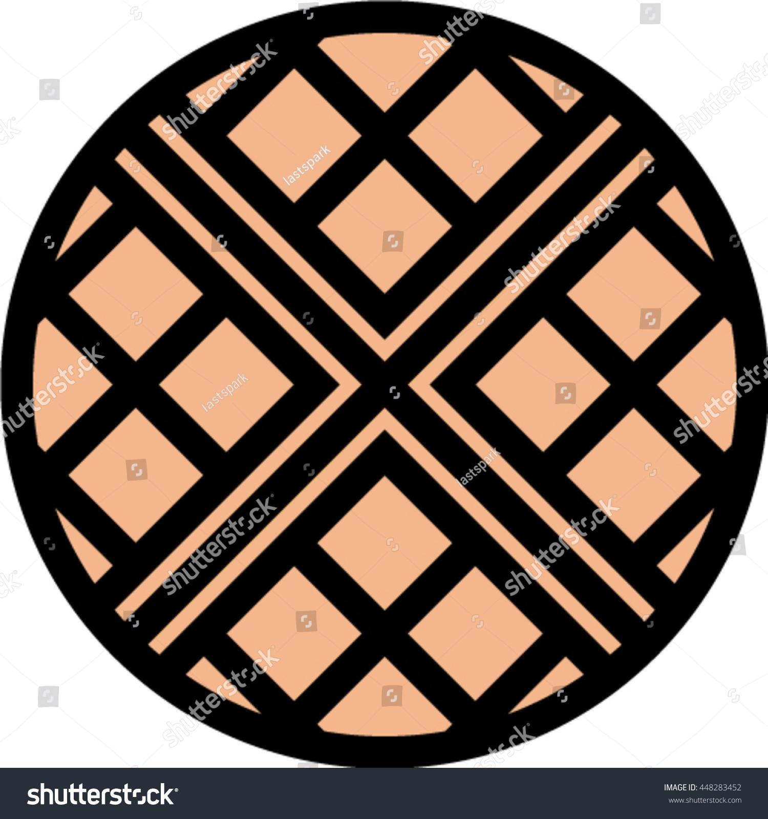 Wafer Outline Icon Stock Vector (Royalty Free) 448283452 | Shutterstock