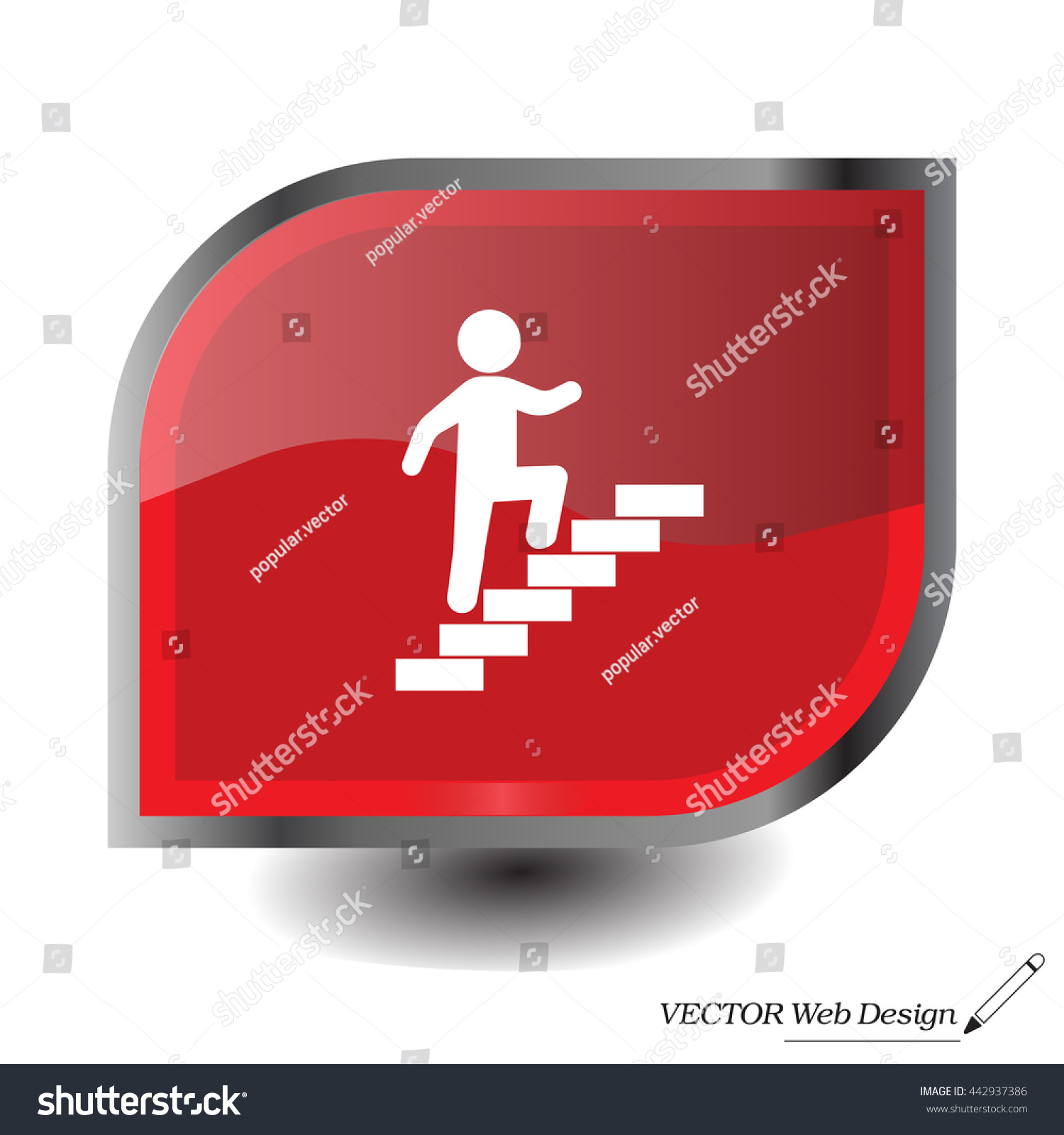 Walk Stairs Symbol Vector Illustration Stock Vector (Royalty Free ... Walk Stairs Symbol Vector Illustration Stock Vector (Royalty Free ...