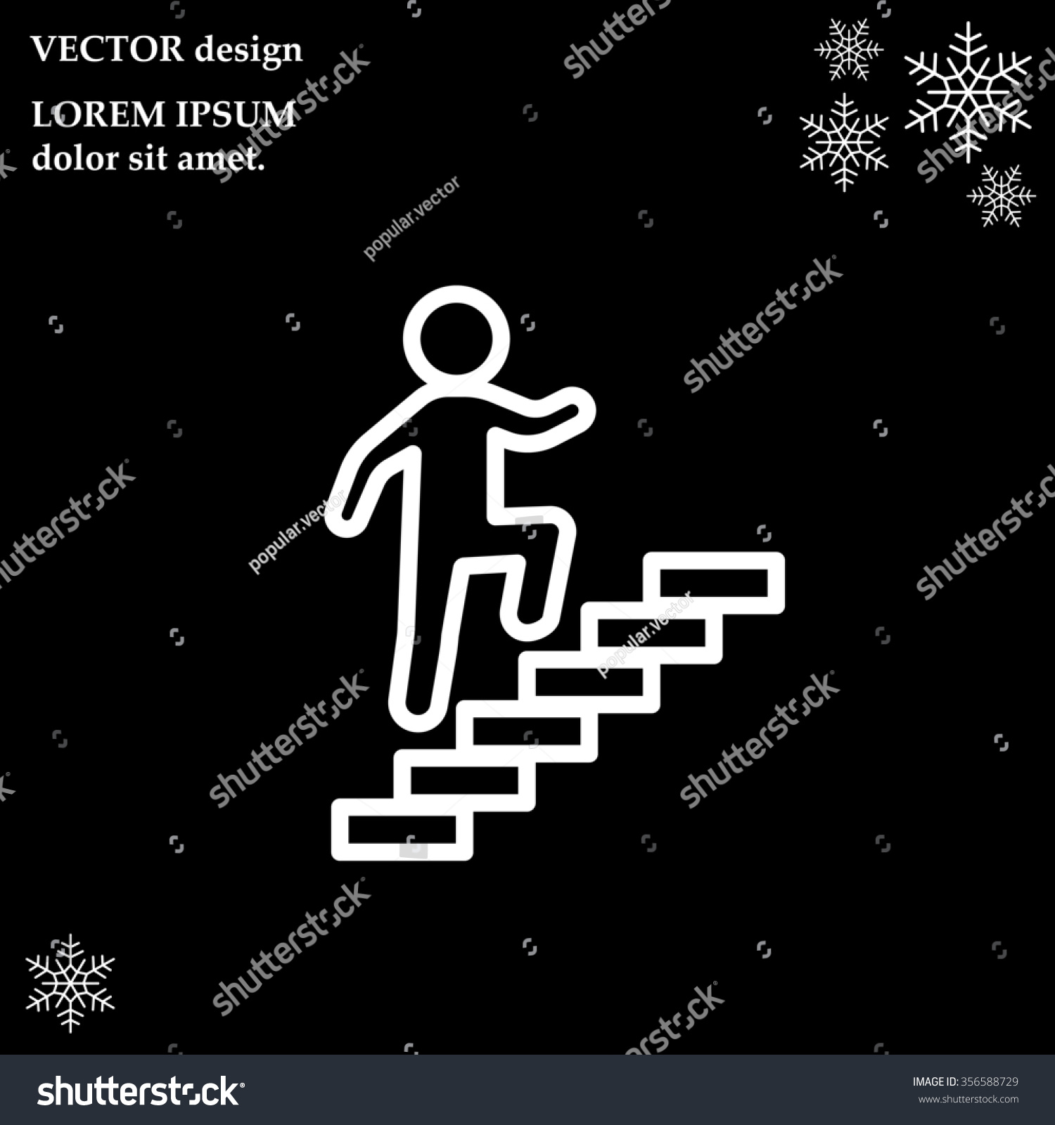 Walk Stairs Symbol Vector Illustration Line Stock Vector (Royalty Free ... Walk Stairs Symbol Vector Illustration Line Stock Vector (Royalty Free ...