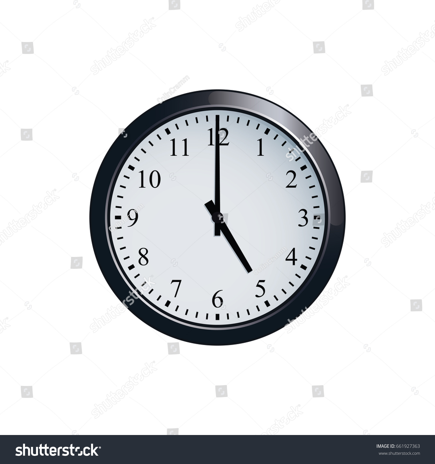 302 Clock 5 am Stock Illustrations, Images & Vectors | Shutterstock