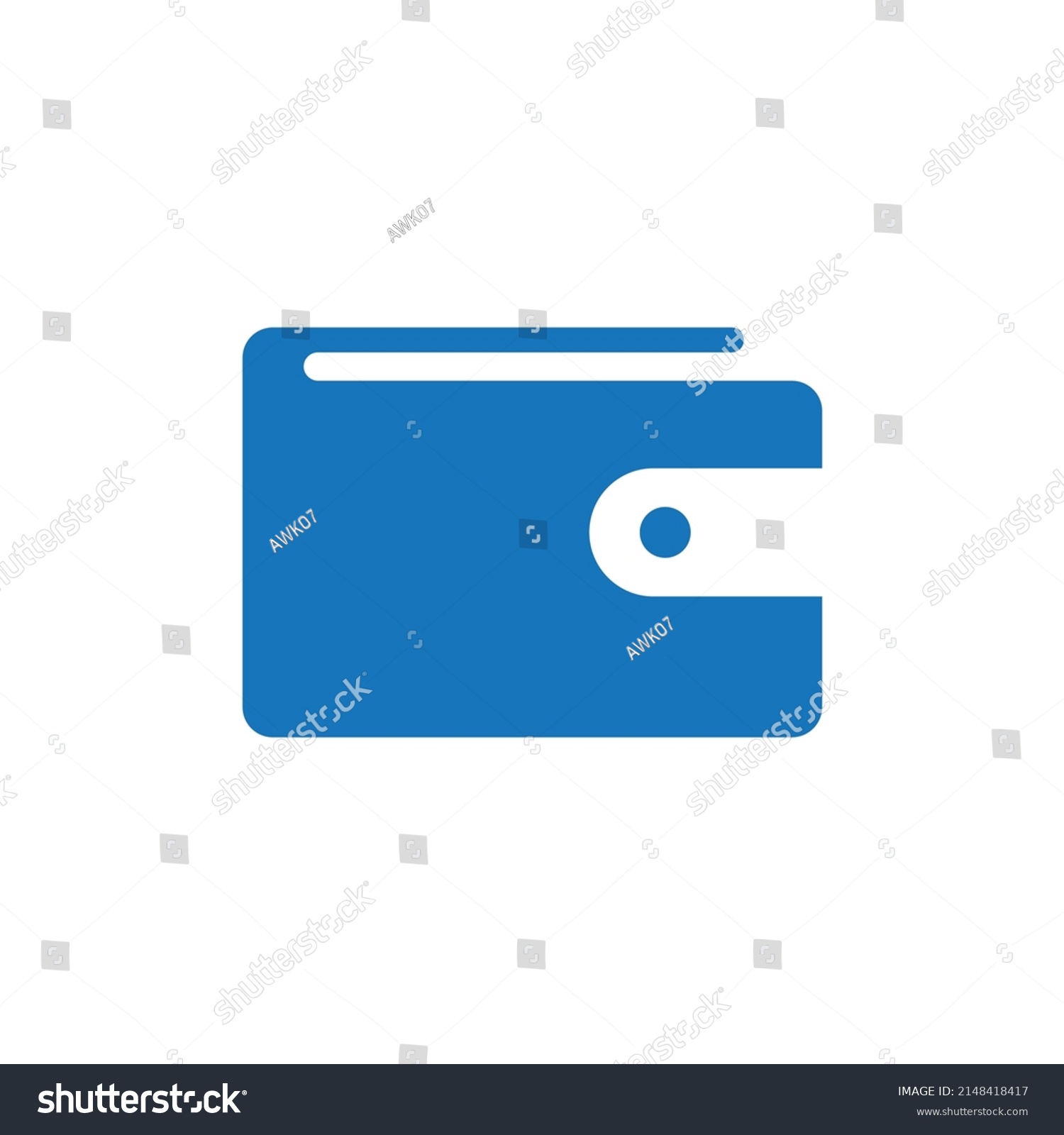 Wallet Logo Vector Flat Design Eps Stock Vector (Royalty Free ...