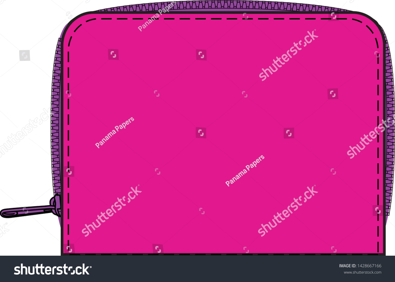 Wallet Vector Graphic Illustration Isolated Template Stock Vector ...