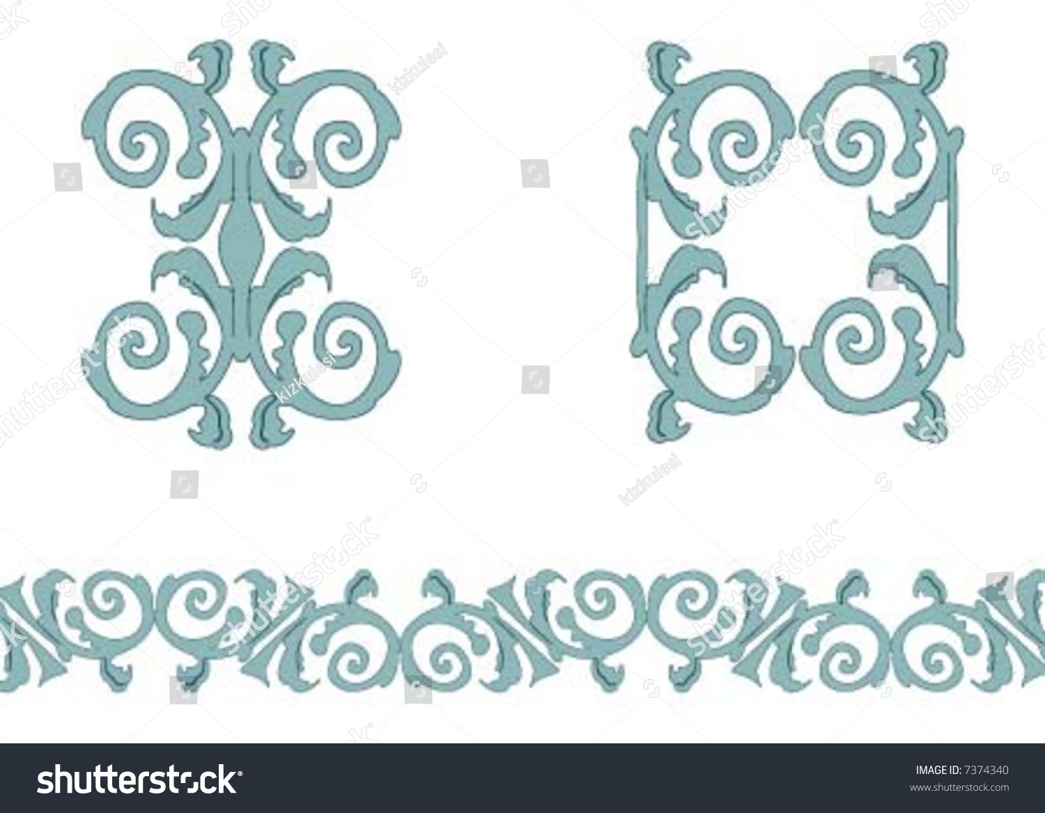 Wallpaper Design Three Different Aspect Stock Vector (Royalty Free ...