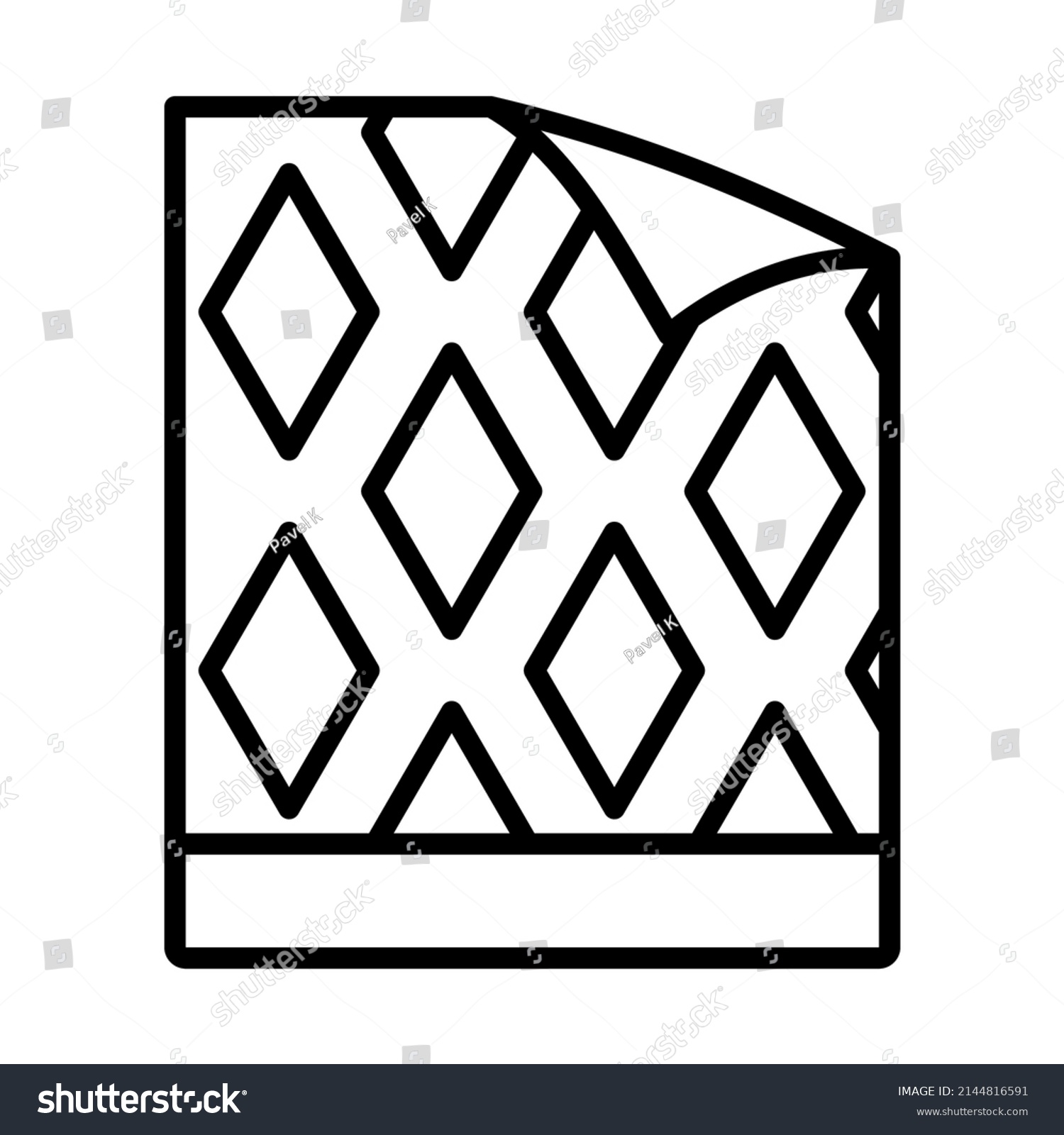 Wallpaper Icon Bold Outline Design Editable Stock Vector (Royalty Free ...