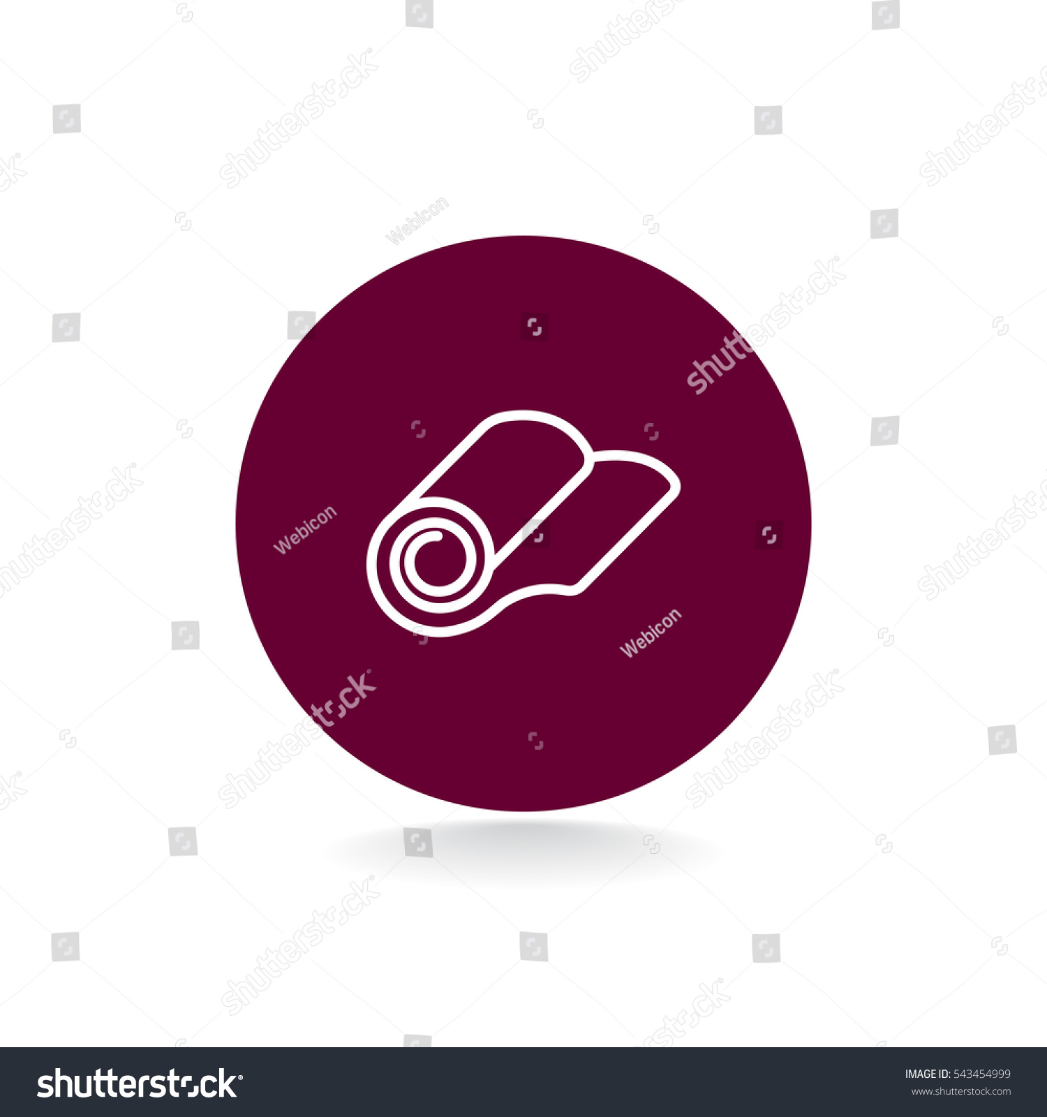 Wallpaper Icon Vector Stock Vector (Royalty Free) 543454999
