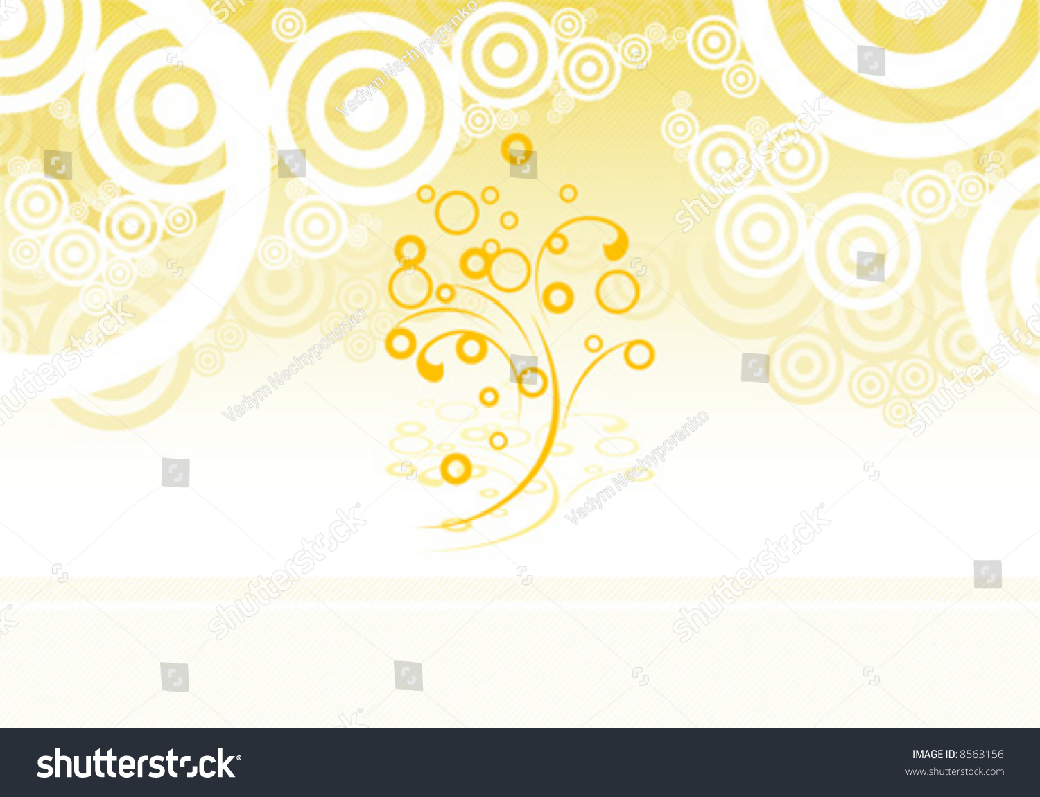 Wallpaper Flourish Circles Vector Illustration Stock Vector (Royalty ...