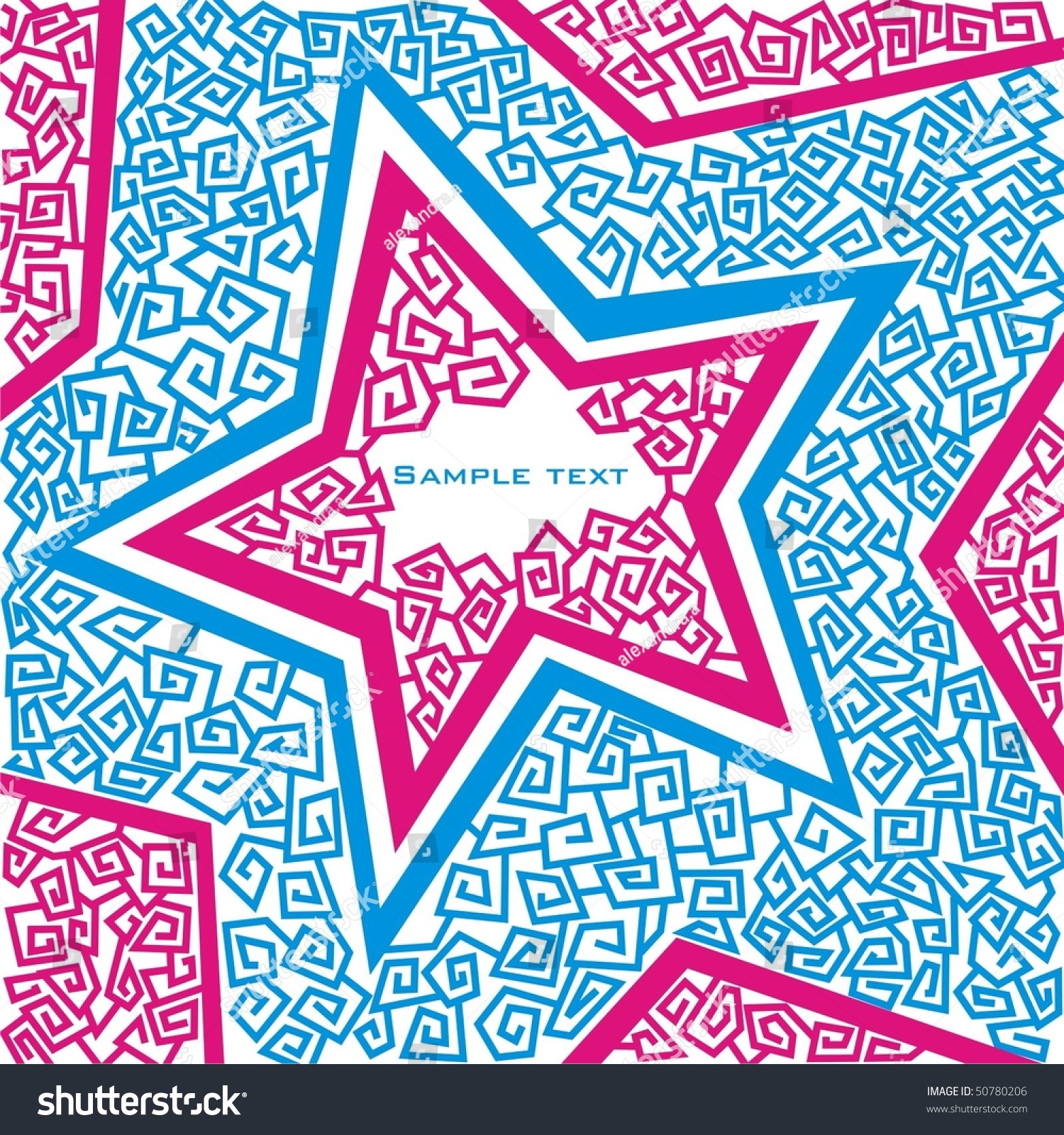 Wallpaper Star Patterns Vector Illustration Stock Vector (Royalty Free ...