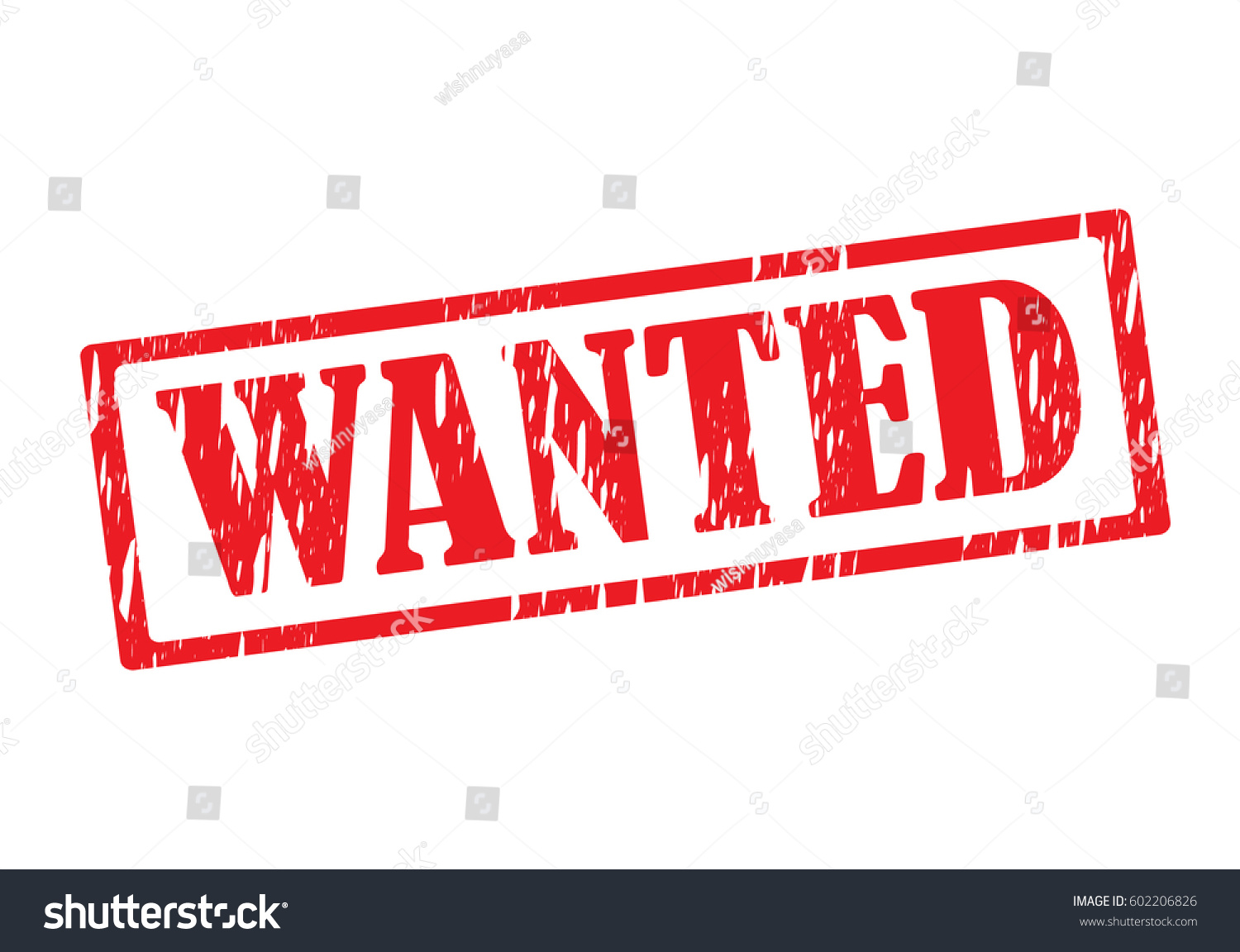 Wanted Vector Stamp Icon Logo Sign Stock Vector (Royalty Free ...