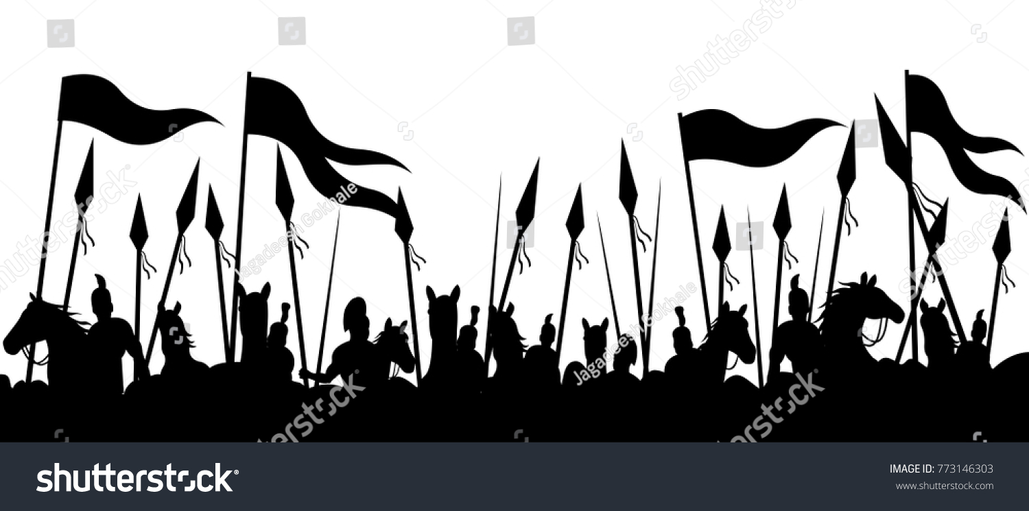 War Soldiers Warriors Stock Vector (Royalty Free) 773146303