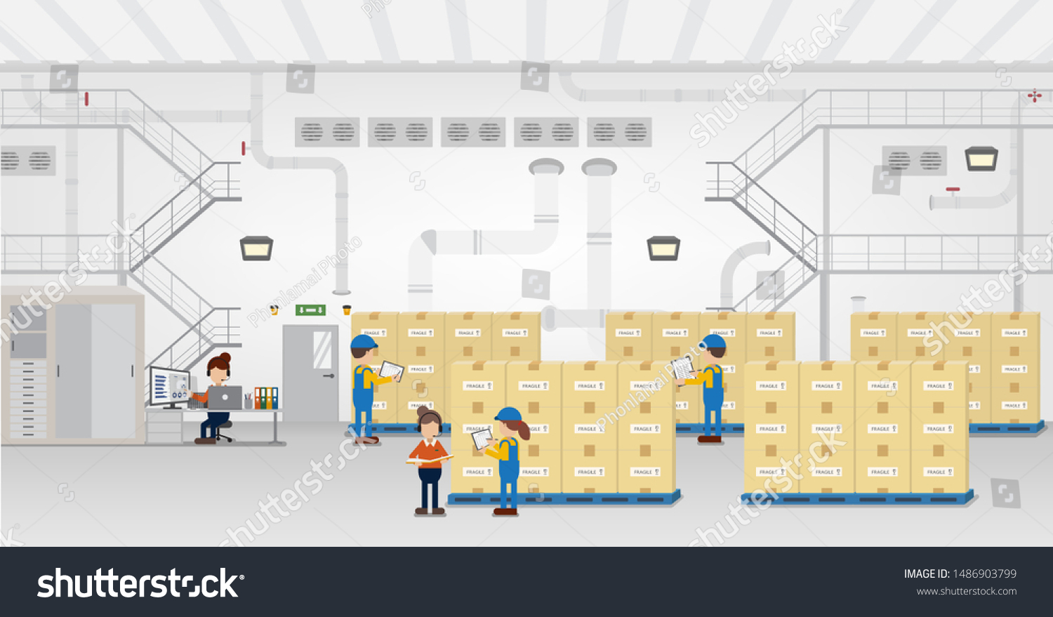 Warehouse workstation Images, Stock Photos & Vectors | Shutterstock
