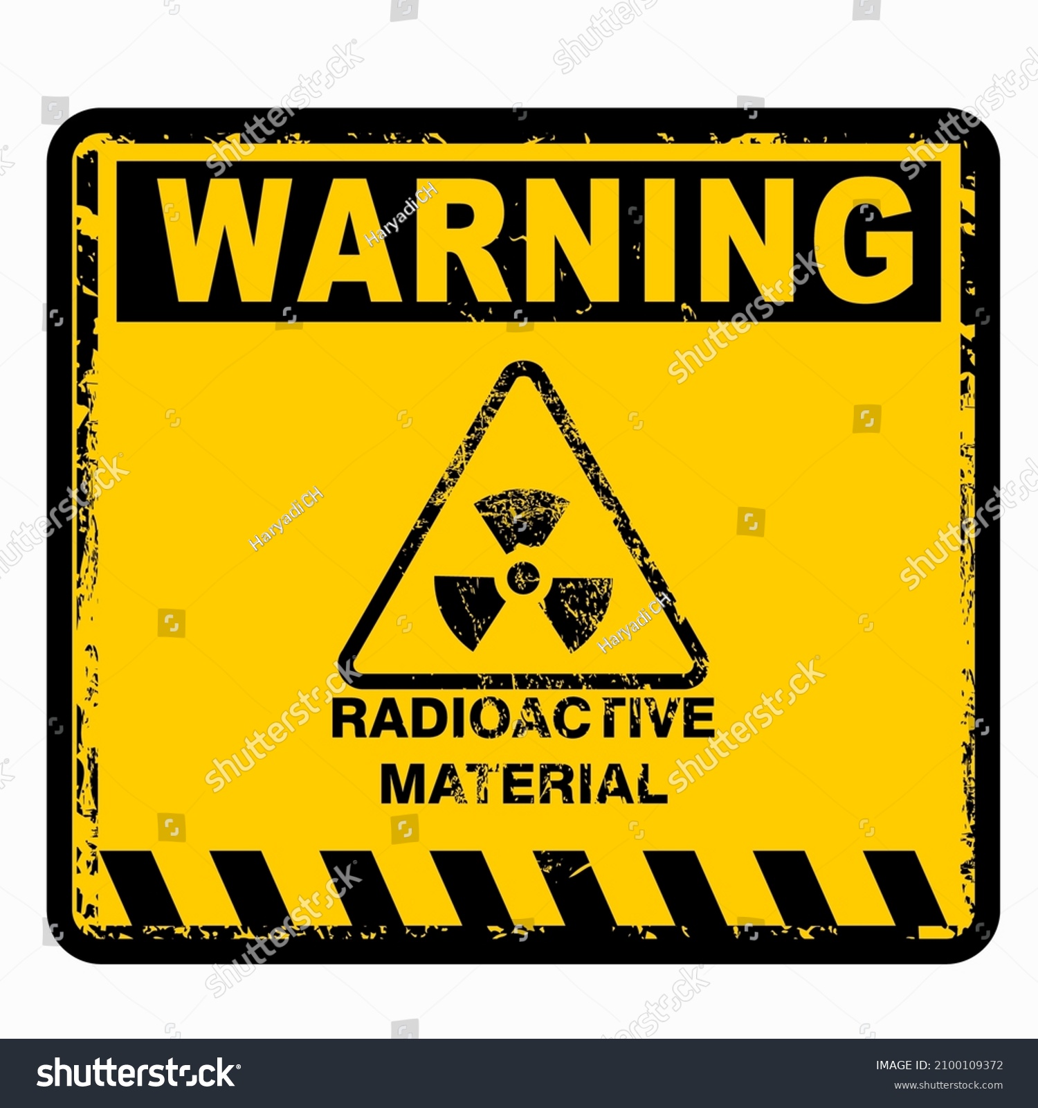 Warning Board Sign Vector Stock Vector (Royalty Free) 2100109372