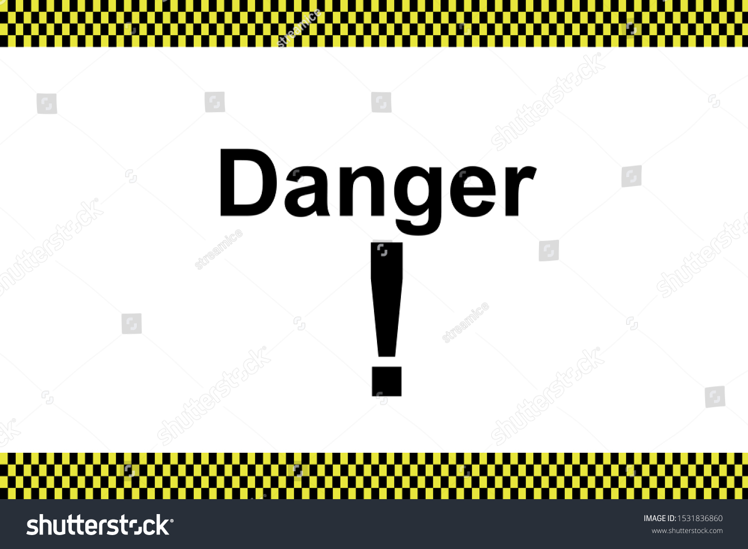 Warning Danger Sign Symbol Vector Set Stock Vector (Royalty Free ...