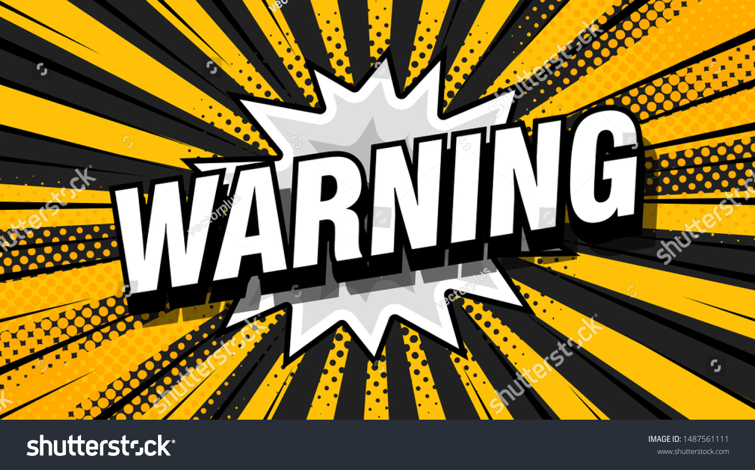 Warning Font Expression Pop Art Comic: เวกเตอร์สต็อก (ปลอดค่าลิขสิทธิ์ ...