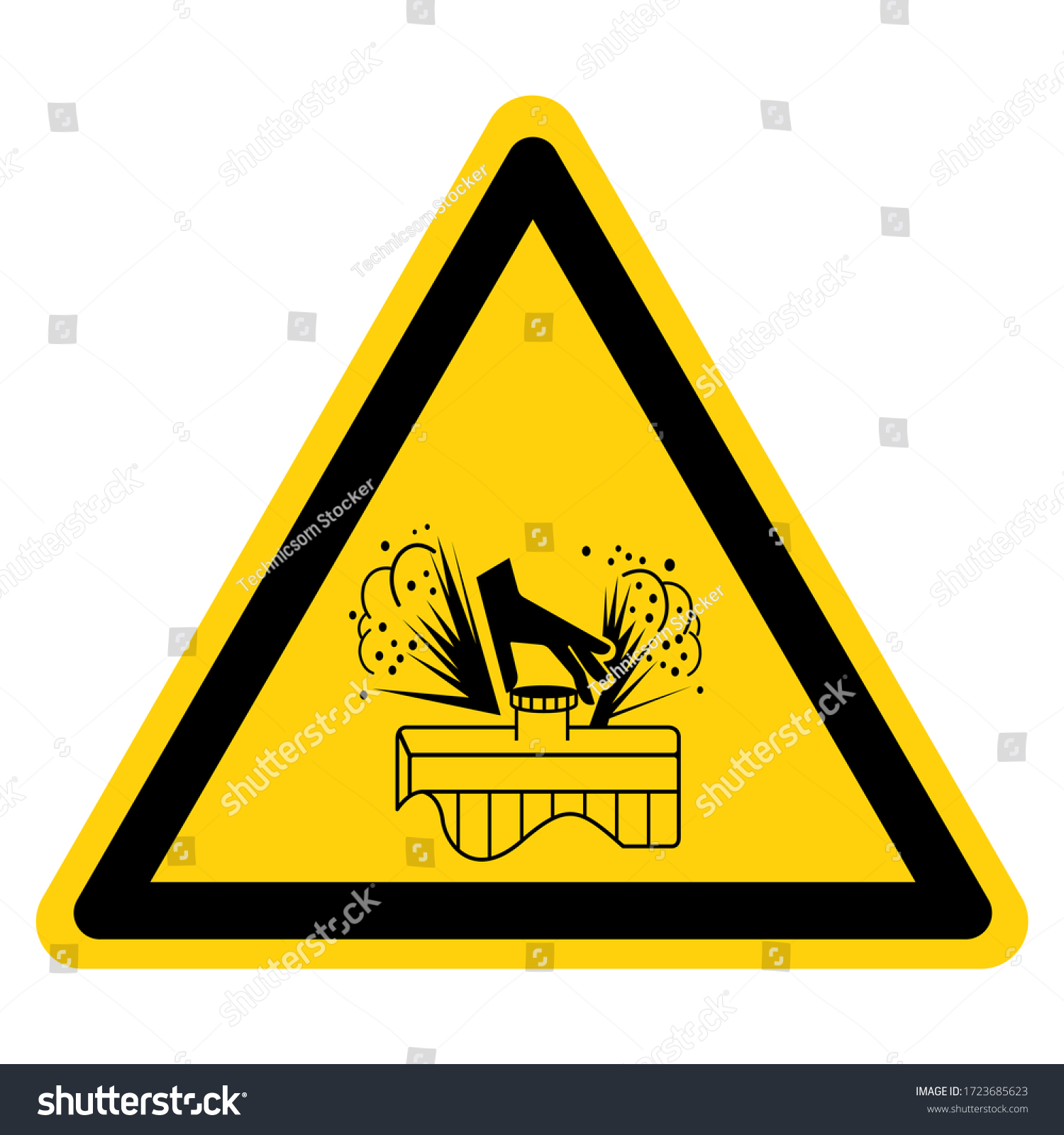 Warning Hazardous Explosive Release Pressure Valve: เวกเตอร์สต็อก (ปลอด ... Warning Hazardous Explosive Release Pressure Valve: เวกเตอร์สต็อก (ปลอด ...