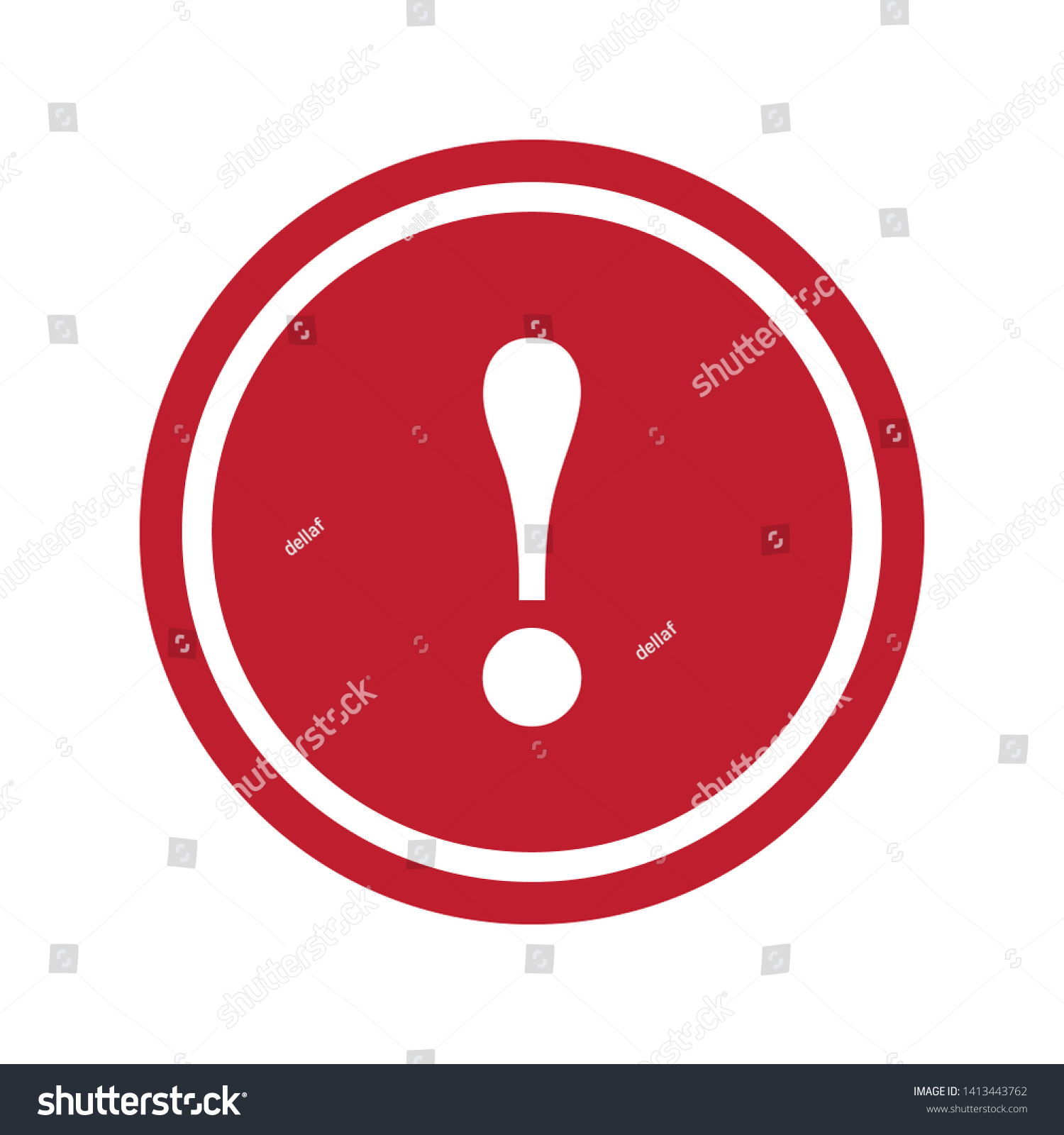 Warning Icon Symbol Sign Vector Eps Stock Vector (Royalty Free ...