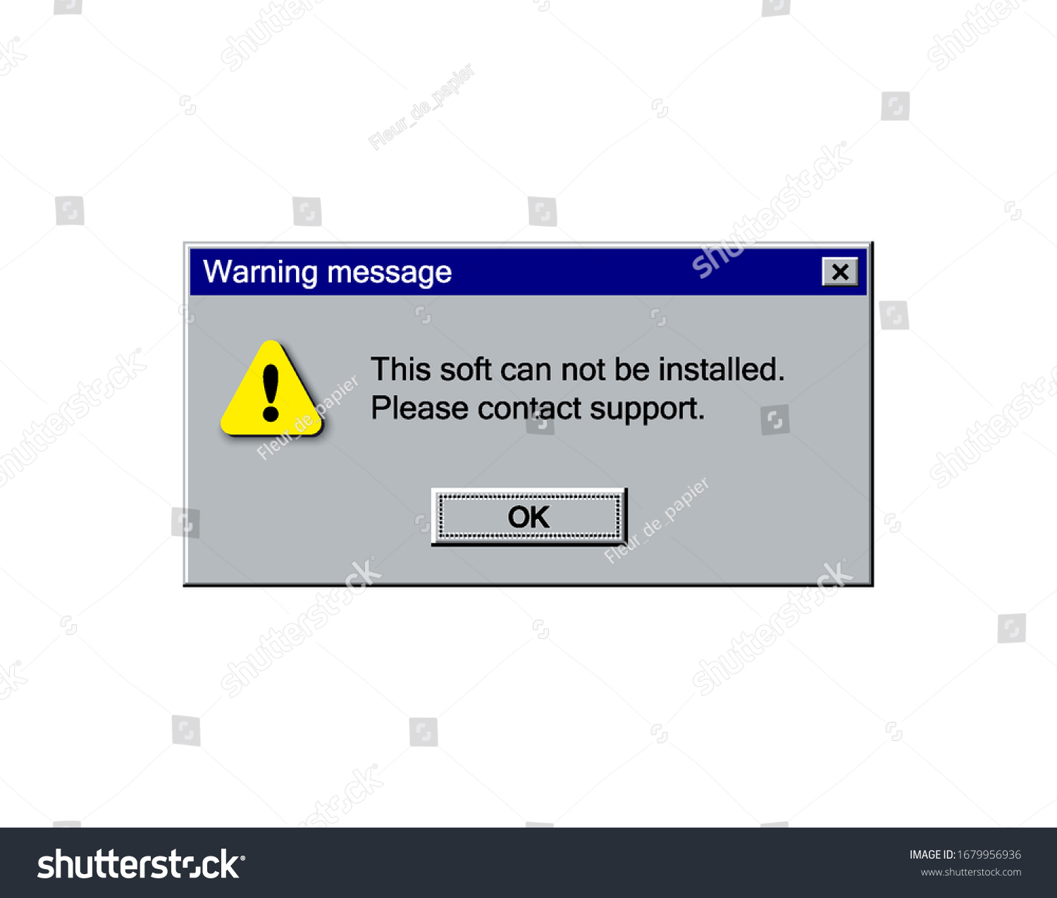 33,442 Computer warning message Images, Stock Photos & Vectors ...