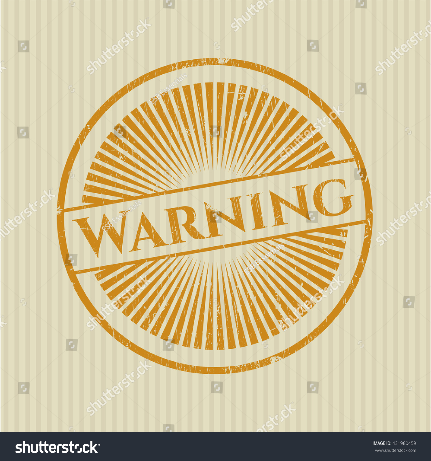 Warning Rubber Stamp Grunge Texture Stock Vector (Royalty Free ...