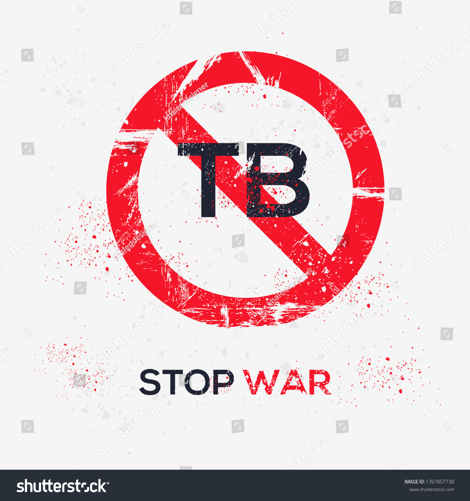 Warning Sign Tb Tuberculosis Vector Illustration Stock Vector (Royalty ...
