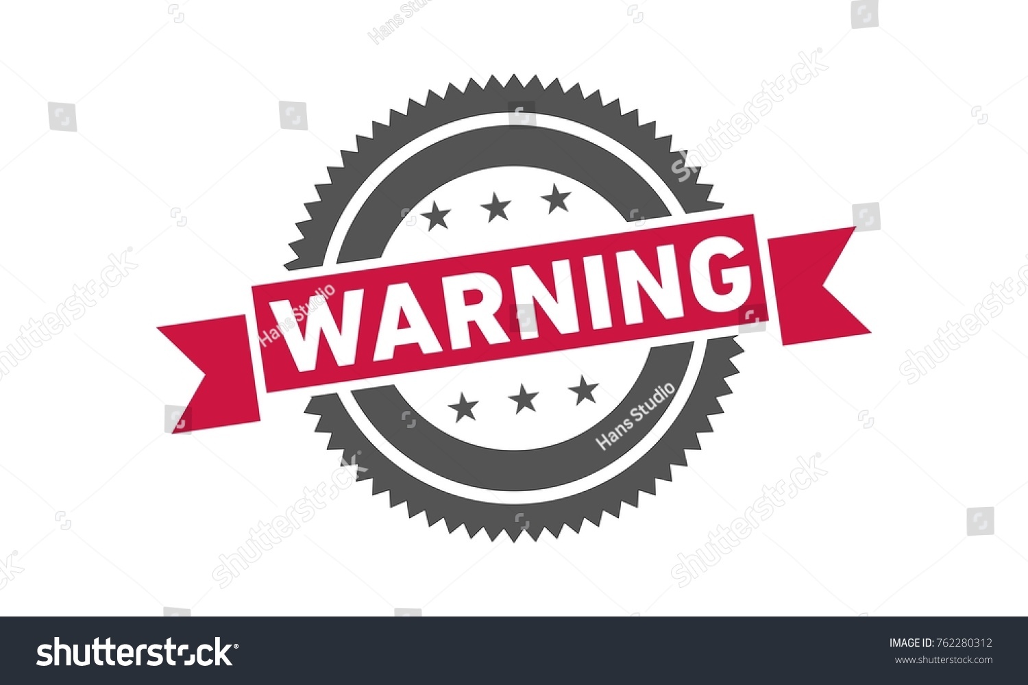 Warning Stamp Sign Seal Stock Vector (Royalty Free) 762280312 ...