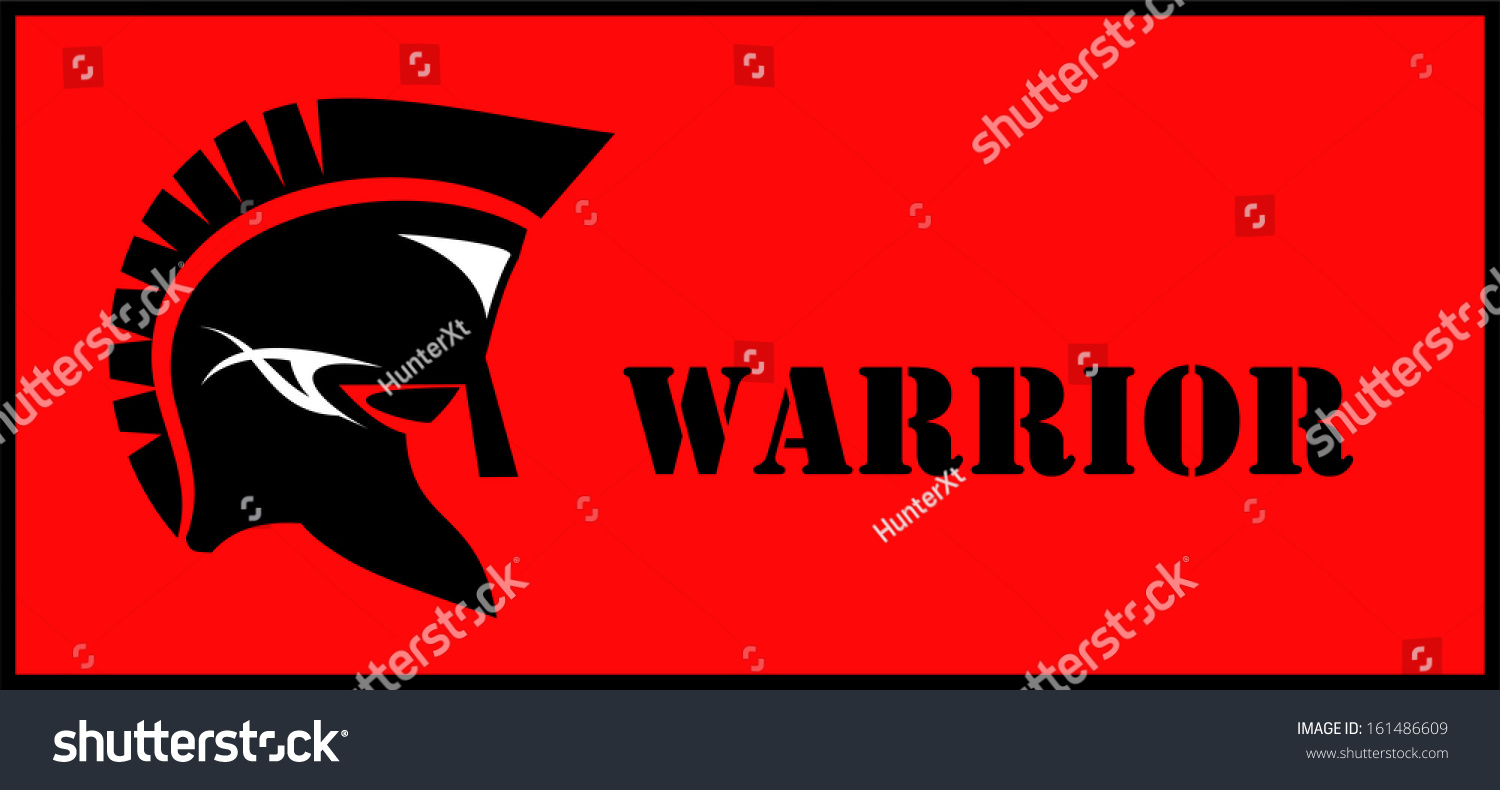 Warrior Head Side View Vector Illustration: เวกเตอร์สต็อก (ปลอดค่า ...