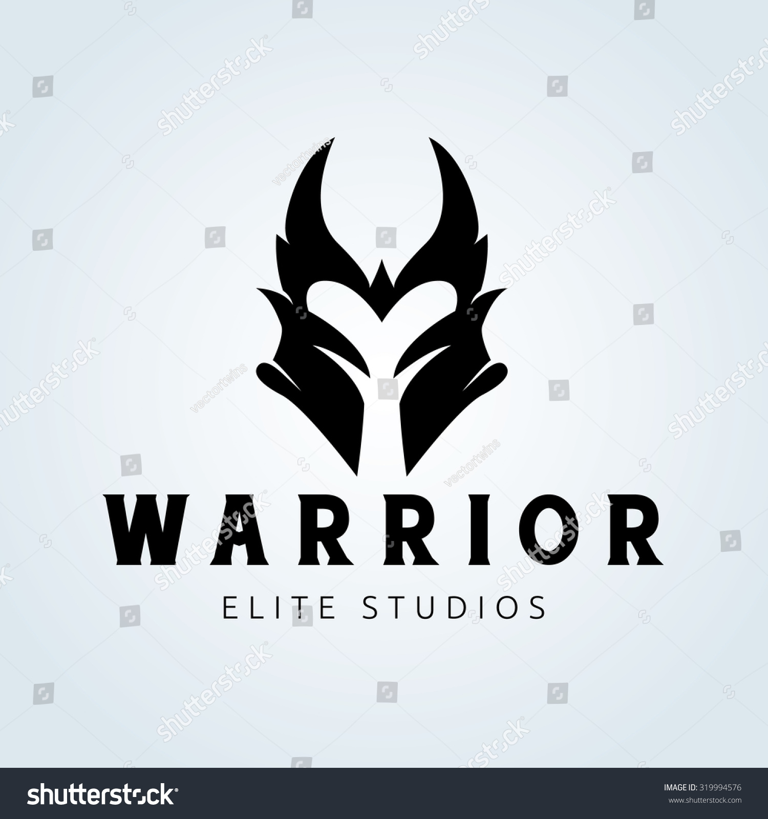 Warrior Logo Template: เวกเตอร์สต็อก (ปลอดค่าลิขสิทธิ์) 319994576 ...