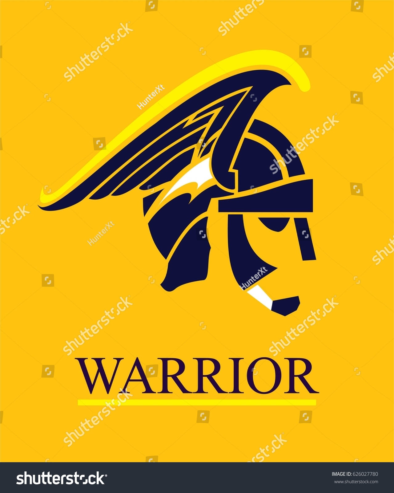 Warrior Warrior Head Stock Vector (Royalty Free) 626027780 | Shutterstock